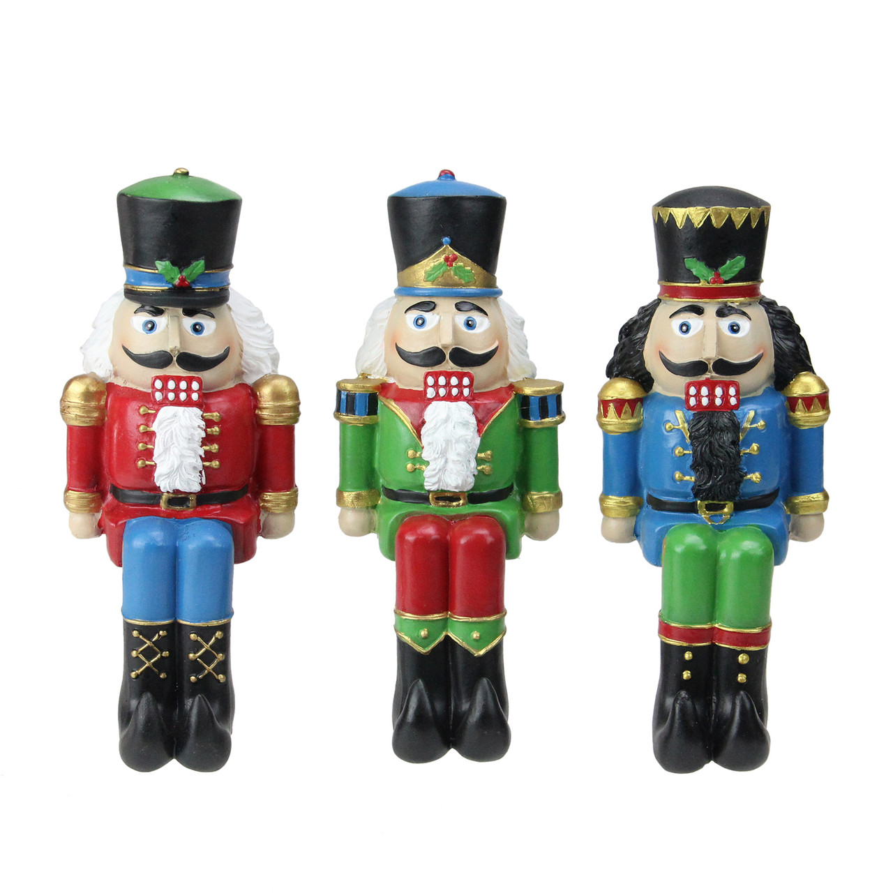 Nutcracker Christmas Stocking Holders - 5" - Set of 3 | Christmas Central