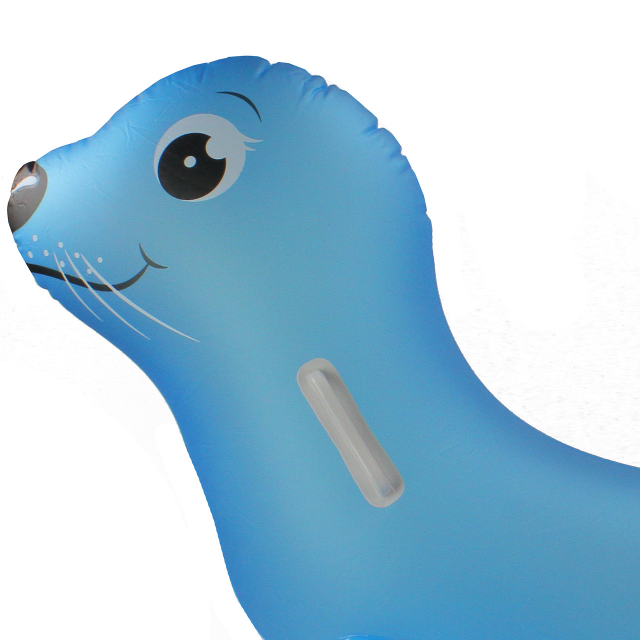 46" Inflatable Blue Sea Lion Ride On Pool Float with Handles ...