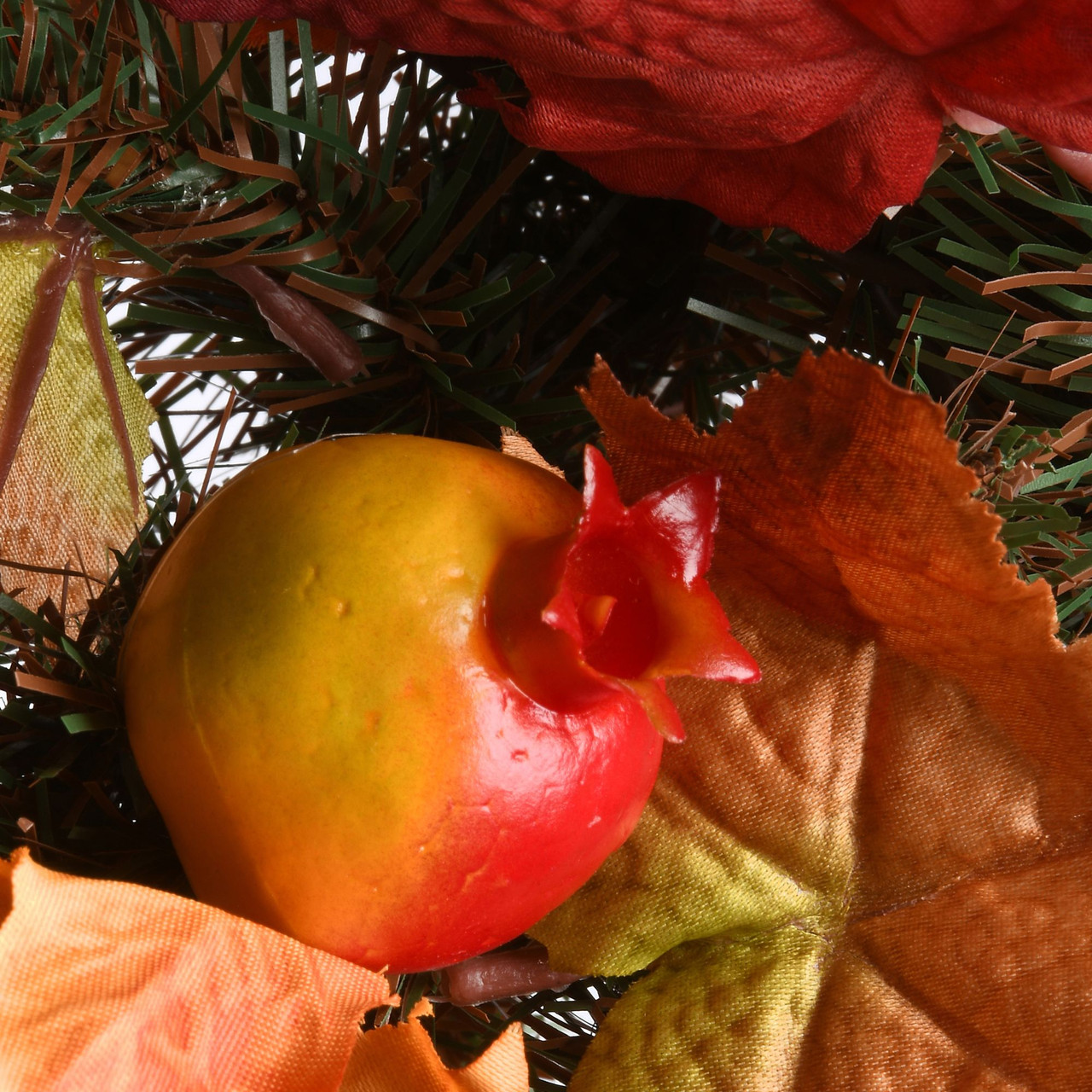 24" Pre-lit Maple Berries & Cones Artificial Fall Harvest Tabletop ...