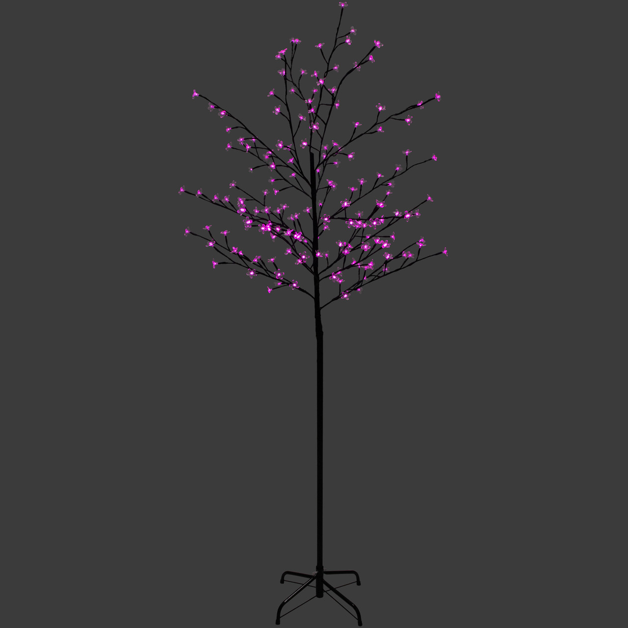 6' Pre-Lit Sakura Cherry Blossom Flower Artificial Tree - Pink LED ...