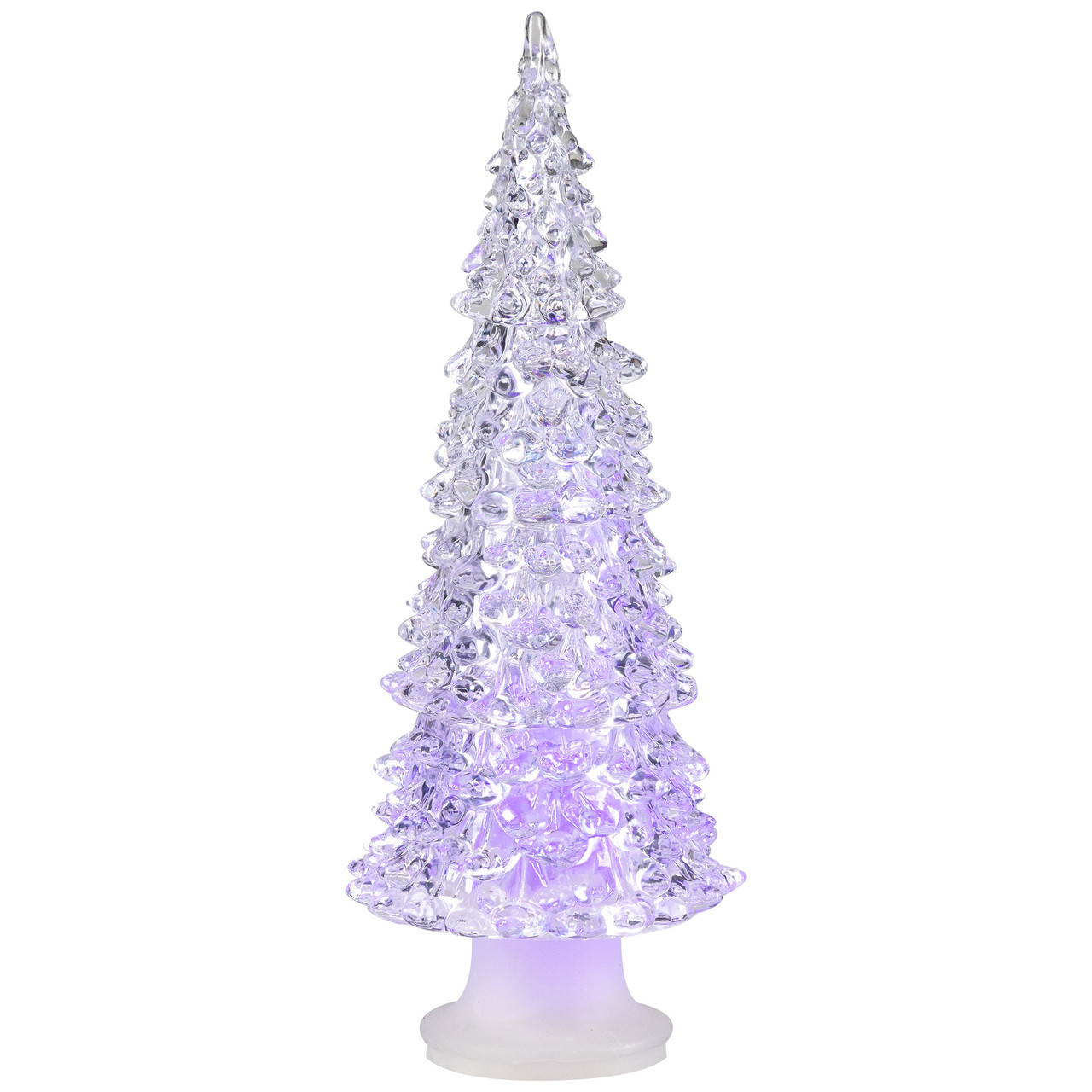 Clear Color Changing LED Lighted Christmas Trees - Set of 3 | Christmas ...