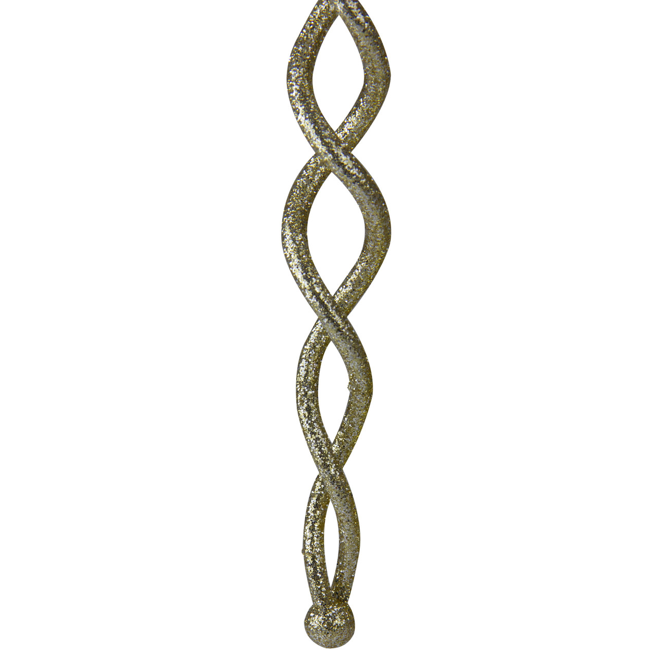 8.75" Gold & Silver Spiral Icicle With a Star Christmas Ornament ...