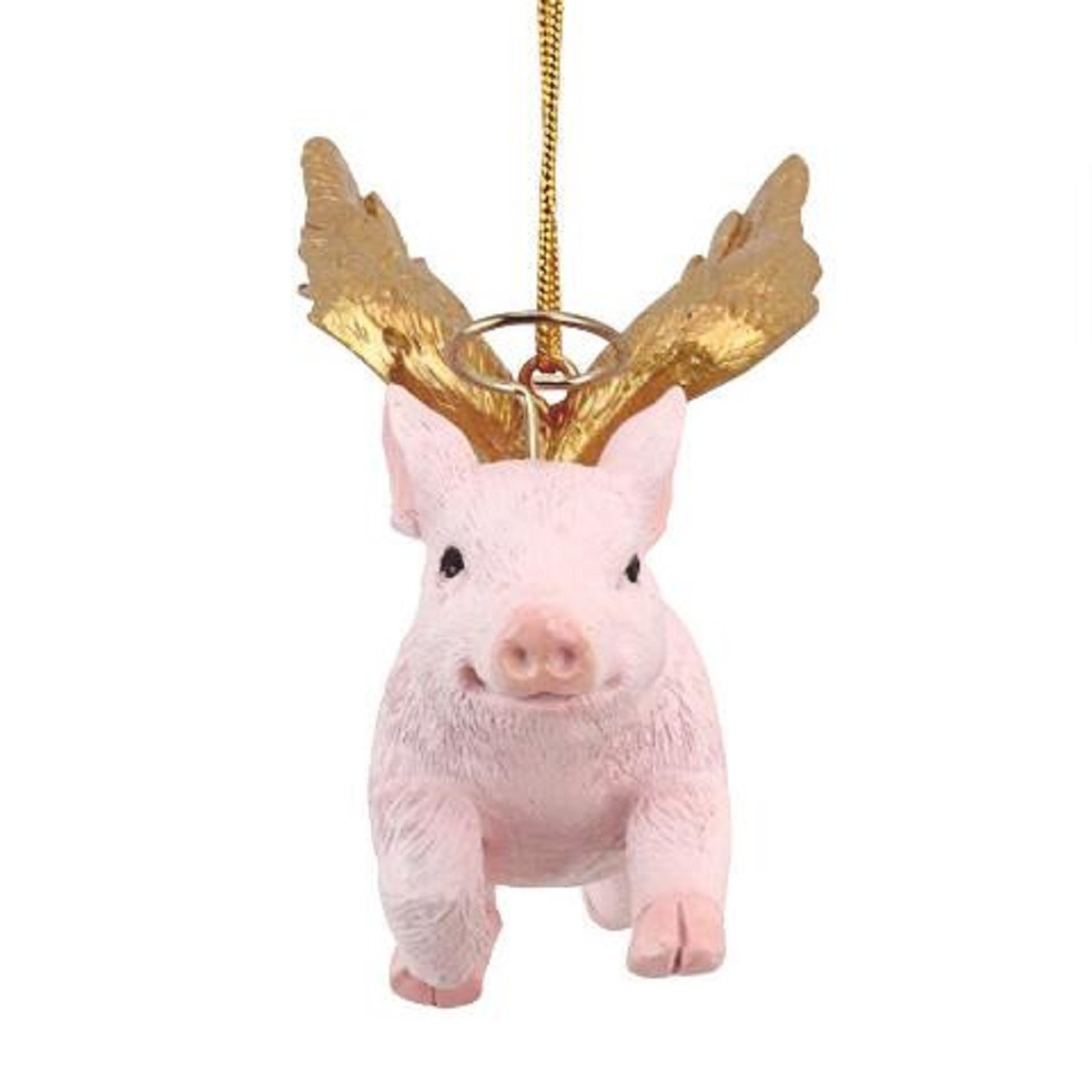 4" Flying Pig Angel Christmas Ornament | Christmas Central