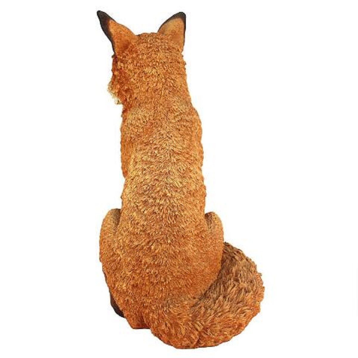 18" Sitting Fox Outdoor Garden Statue | Christmas Central
