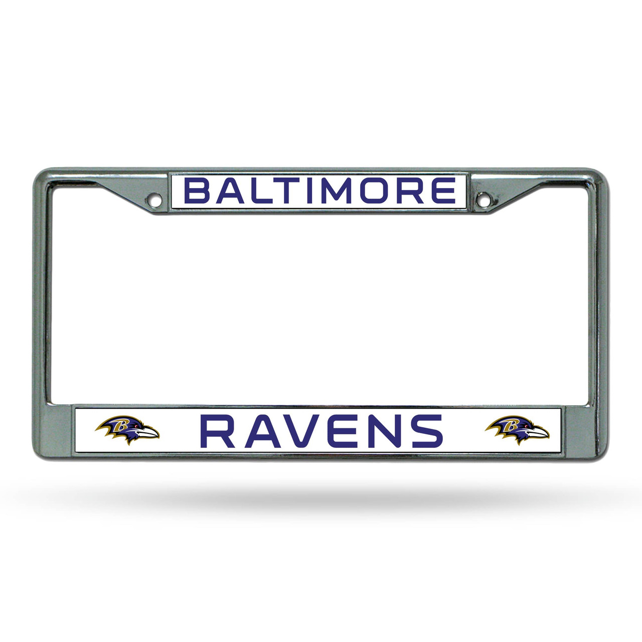 Blue & Silver Colored NFL Baltimore Ravens License Plate Cover - 6" x ...