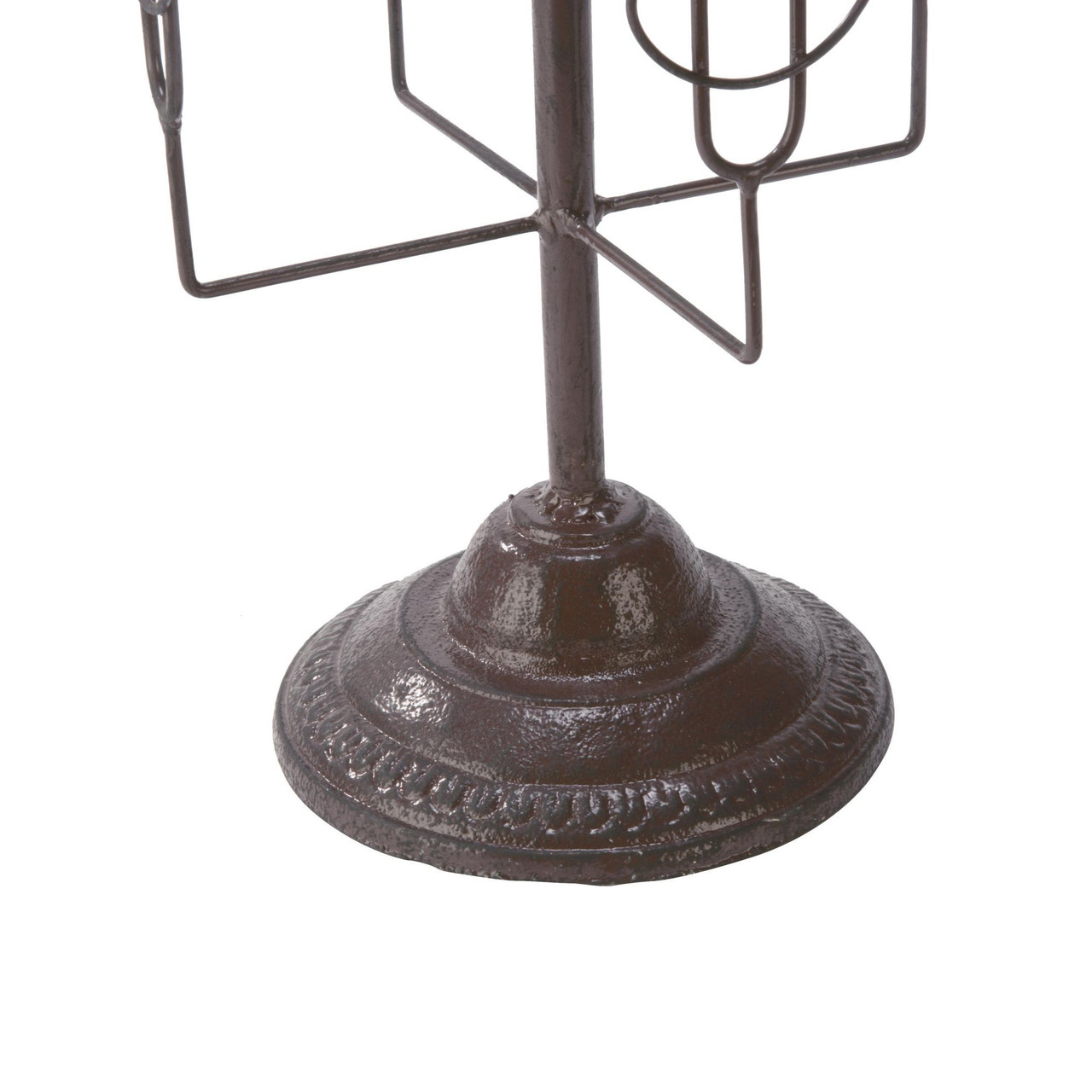 25" Brown Spinning Card Holder or Display Stand | Christmas Central