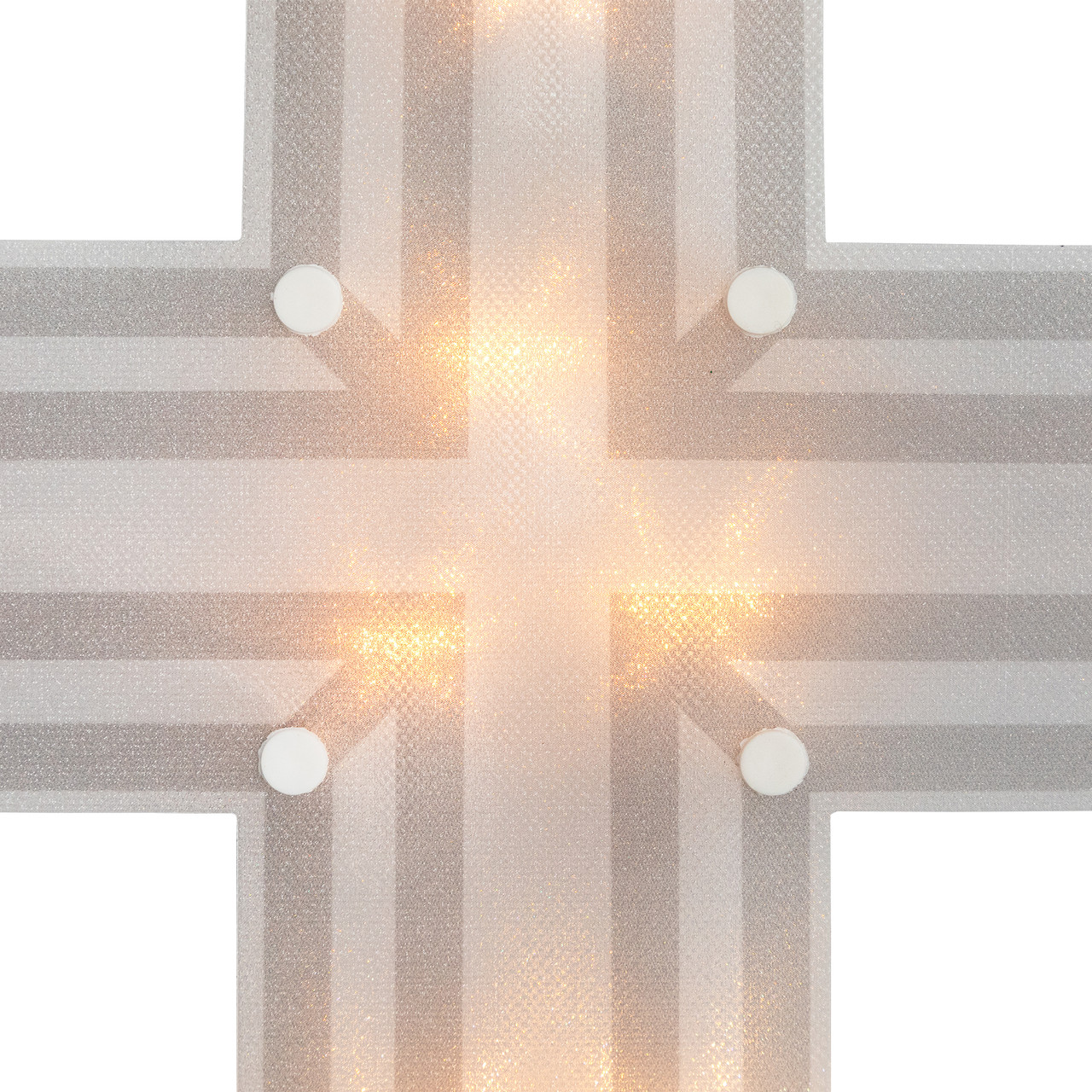 Lighted Cross Easter Window Decoration - 14" | Christmas Central