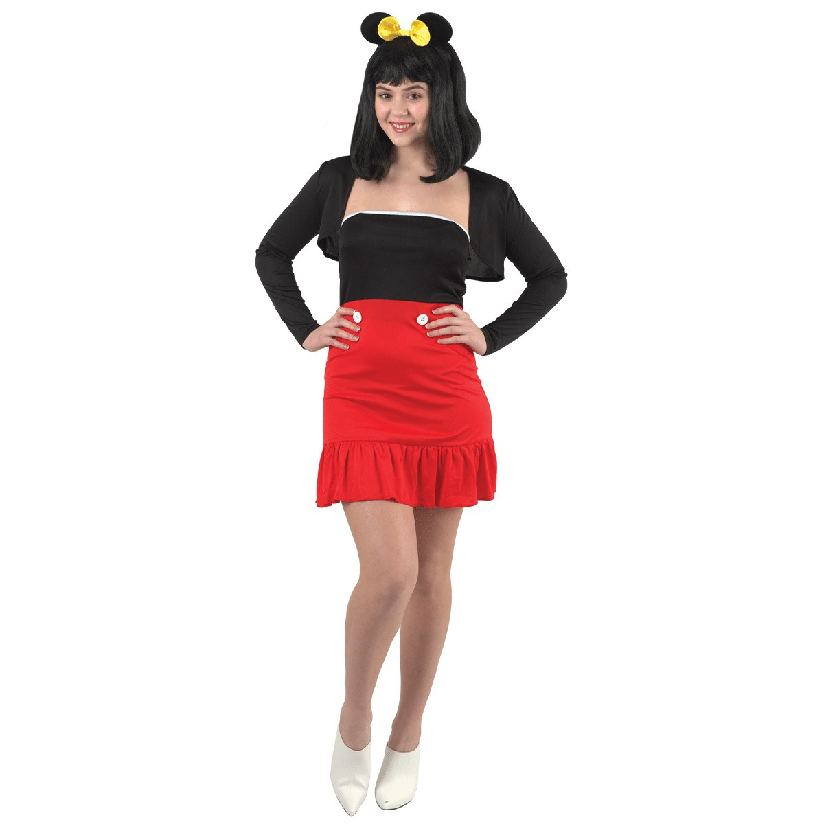Red & Black Female Mouse Halloween Costume- Medium | Christmas Central