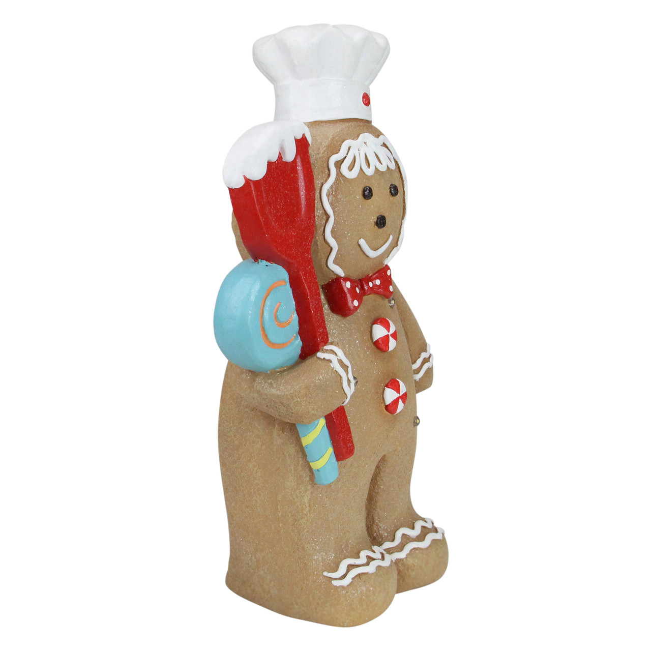 17.75" Lighted Gingerbread Chef Christmas Tabletop Figure | Christmas ...