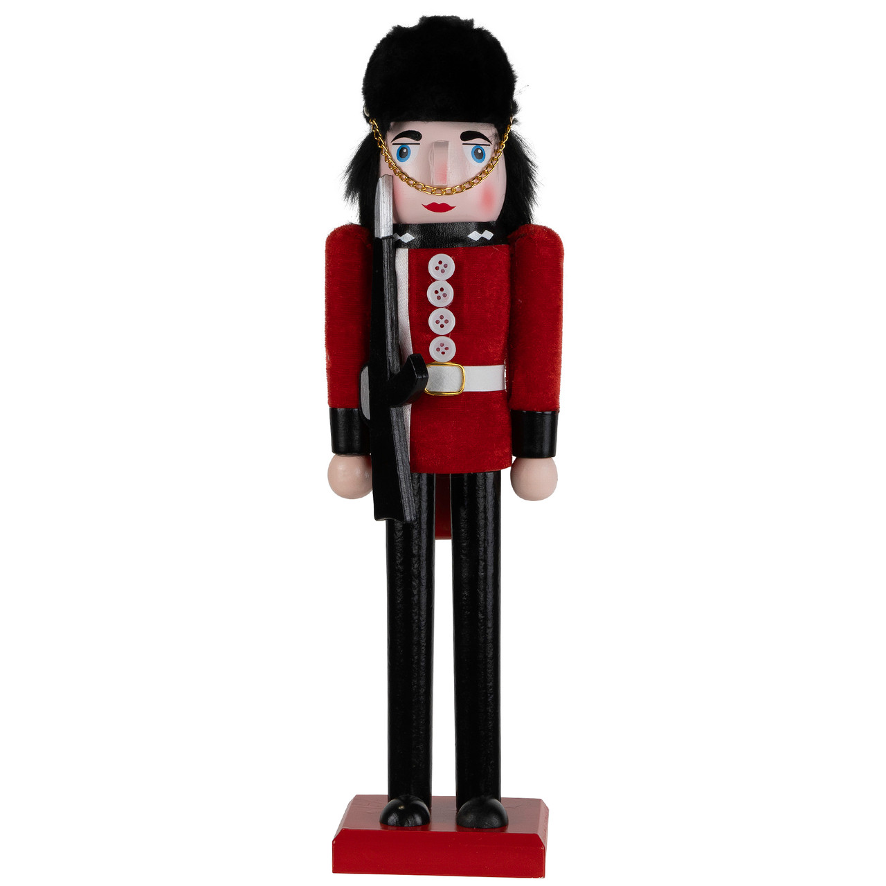 Royal Guard Christmas Nutcracker Figure - 14" - Red & Black | Christmas ...
