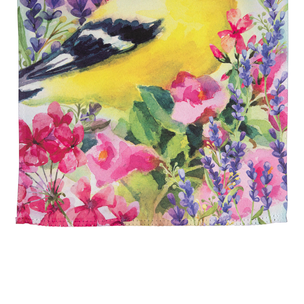 Welcome Yellow Finch Spring Outdoor House Flag 28" x 40" | Christmas ...