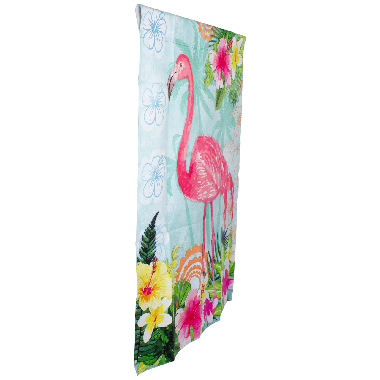 Tropical Flamingo Spring Outdoor House Flag 28" x 40" | Christmas Central