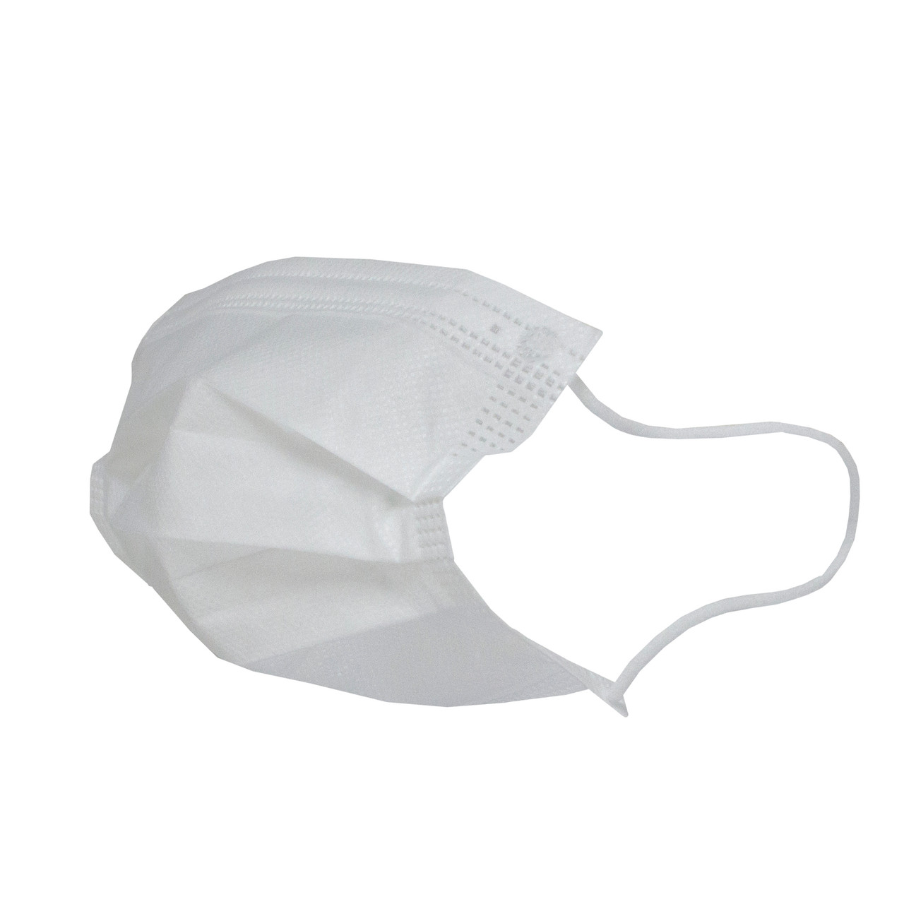 Pack of 50 White Individually Wrapped 3 Ply Disposable Face Masks ...