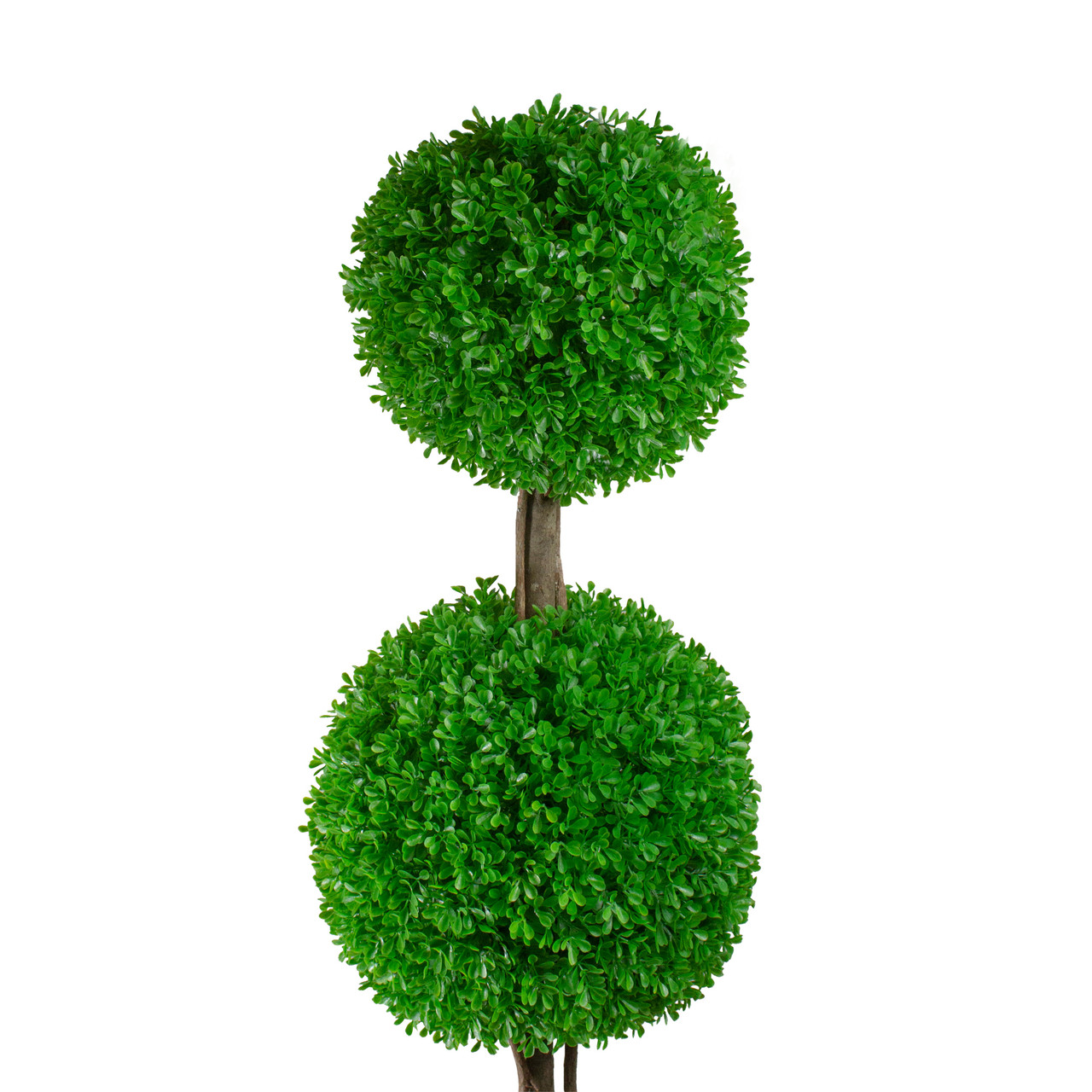 60" Triple Sphere Artificial Boxwood Topiary Potted Plant | Christmas ...