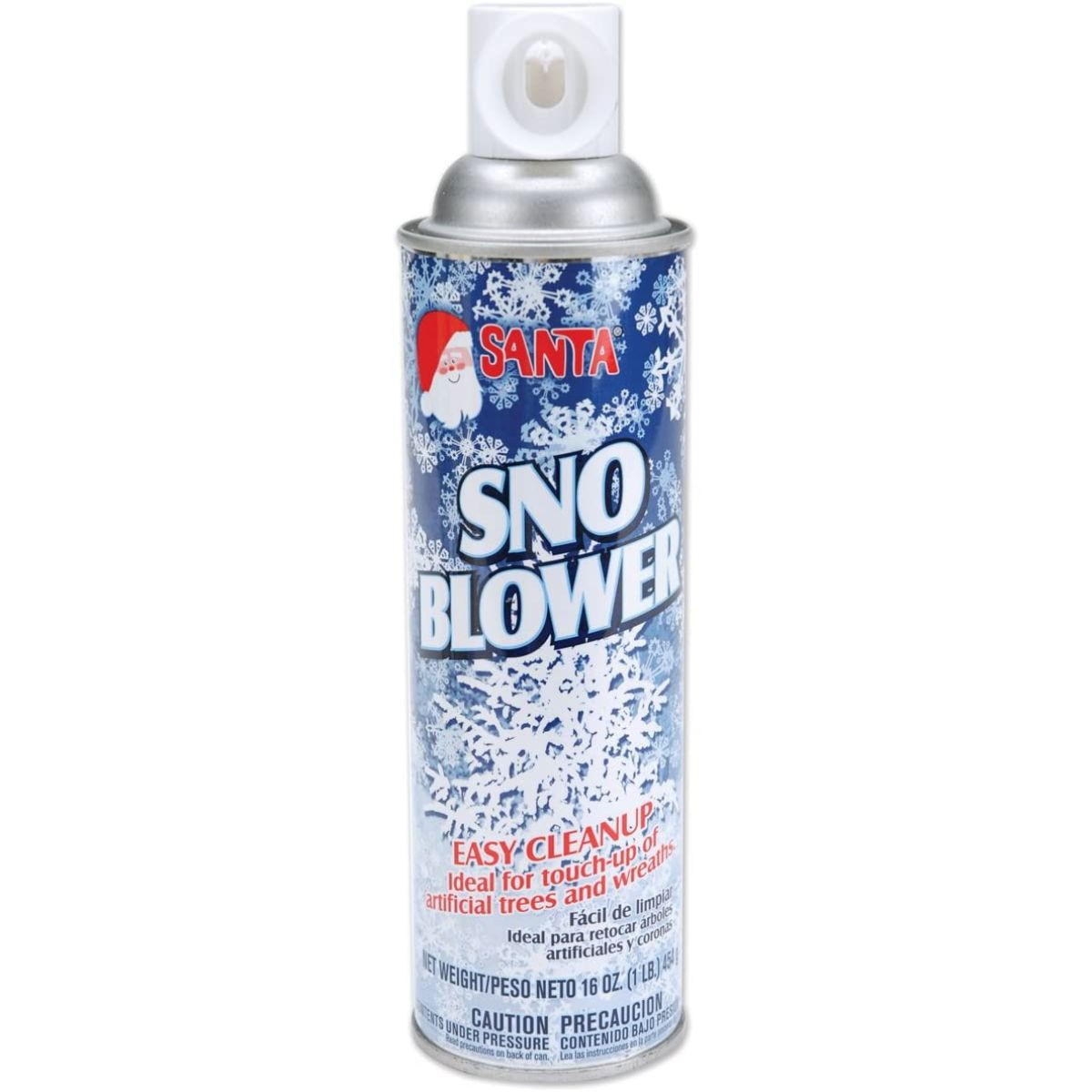 Blue & White Christmas Snow Spray - 16 Oz. | Christmas Central