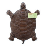 12.25" Brown Turtle Outdoor Garden Stepping Stone | Christmas Central