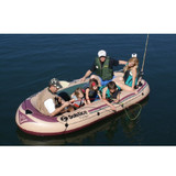 6-Person Inflatable Voyager Boat - 132" - Beige | Christmas Central