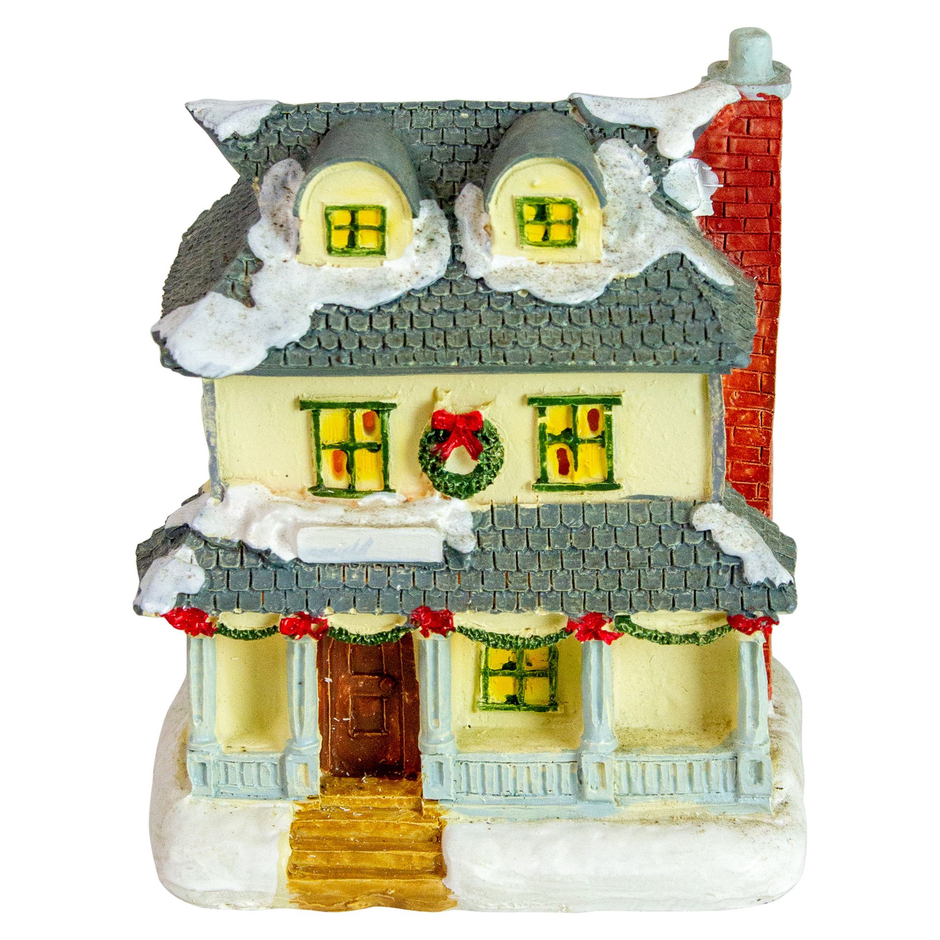 5" LED Lighted Country Side House Christmas Village Decoration ...