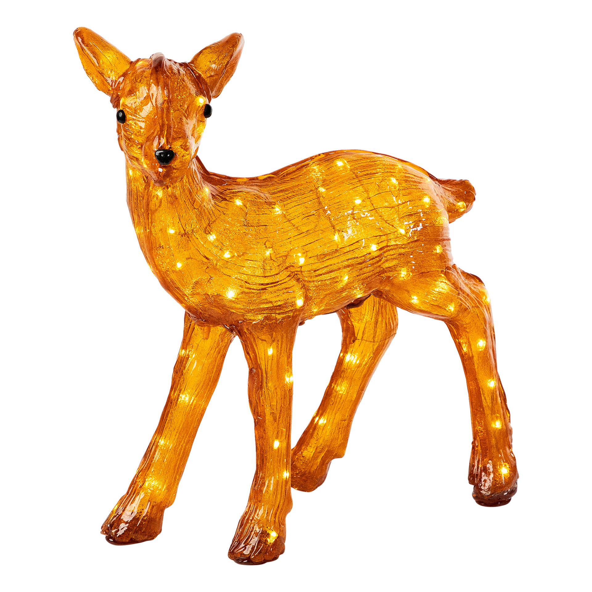 23" Lighted Commercial Grade Acrylic Reindeer Christmas Display ...