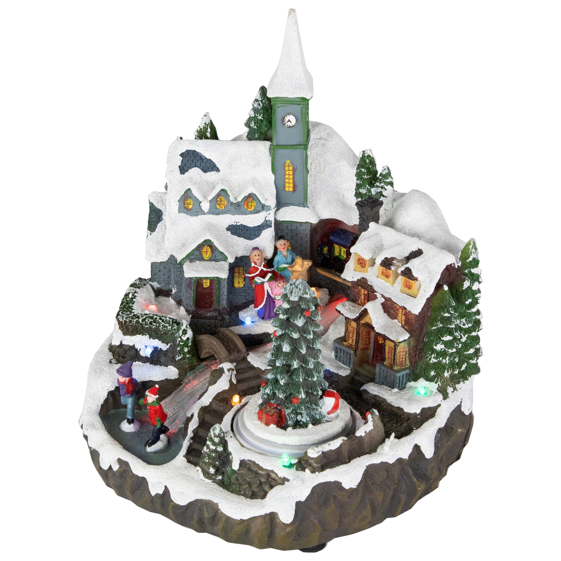 9.25" LED Lighted Animated & Musical Christmas Village Display Piece ...