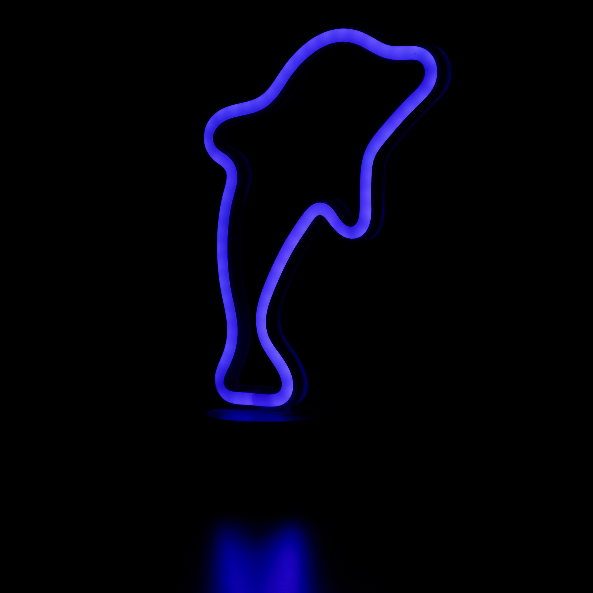 LED Dolphin Neon Style Table Light - 10.25" - Blue | Christmas Central