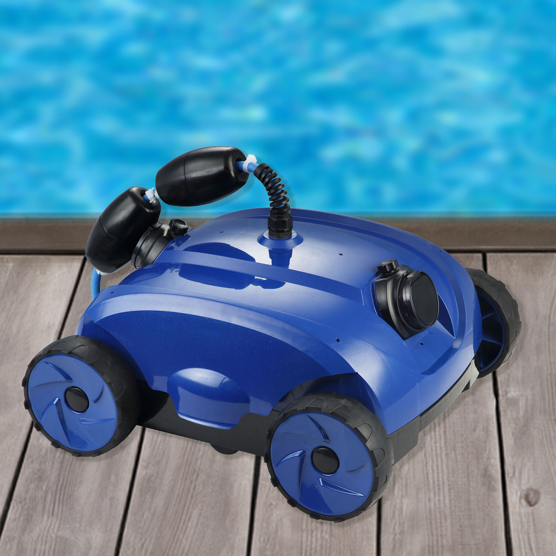 Blue Robotic Automatic Swimming Pool Cleaner | Christmas Central