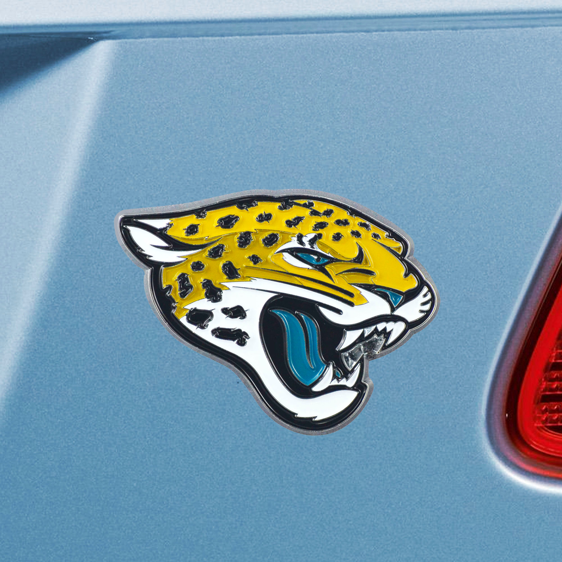 3" NFL Jacksonville Jaguars Chrome Emblem Exterior Auto Accessory ...