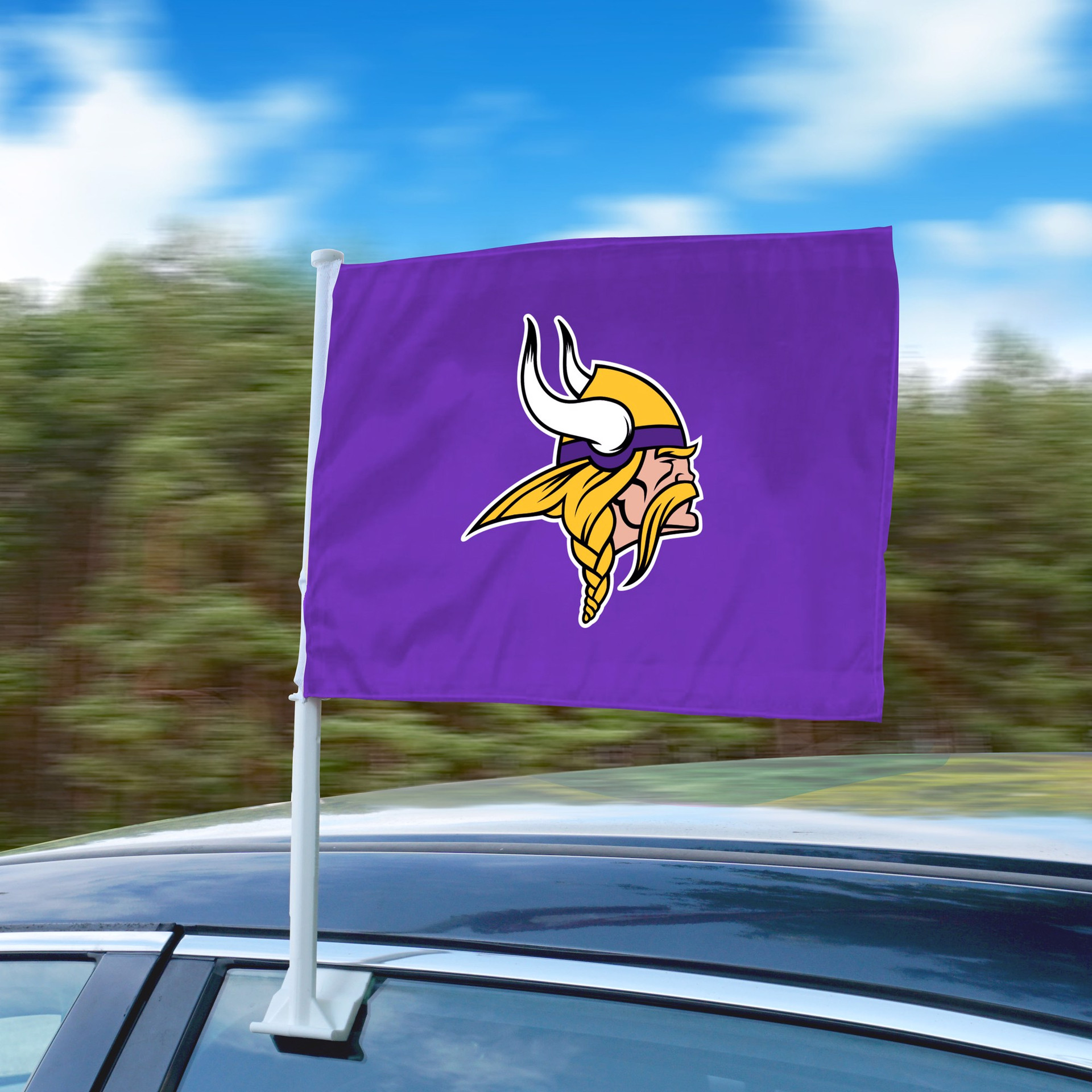 14" x 11" NFL Minnesota Vikings Automotive Car Flag | Christmas Central
