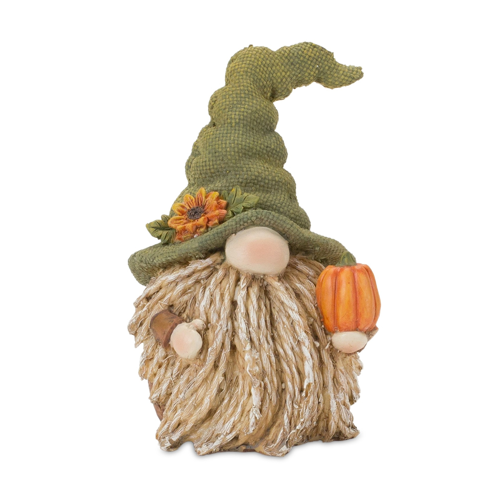 Set of 6 Gnome with Pumpkin Fall Harvest Tabletop Figurines 5 ...