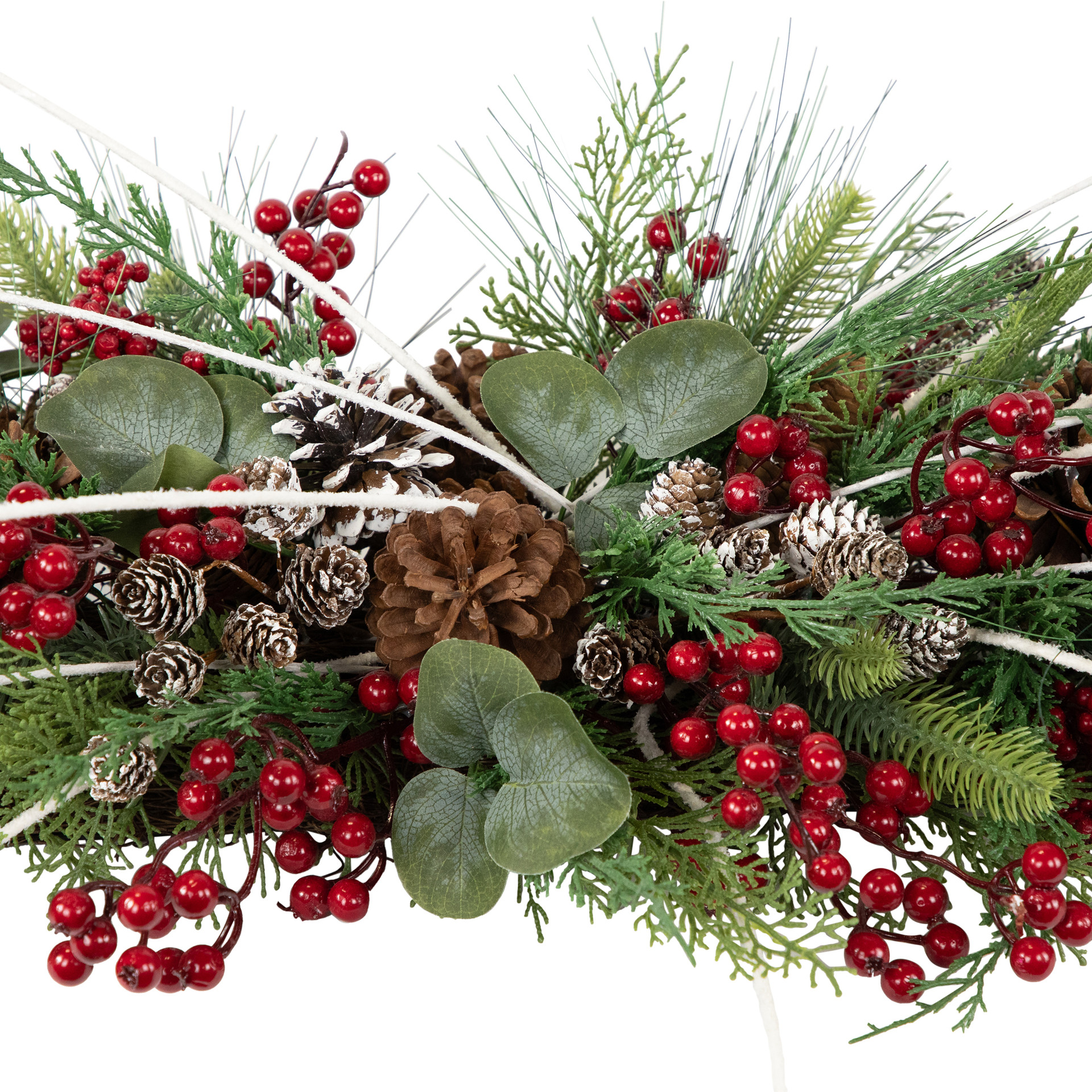 Real Touch™ Berries & Birch Twigs Artificial Pine Christmas Swag - 62 ...