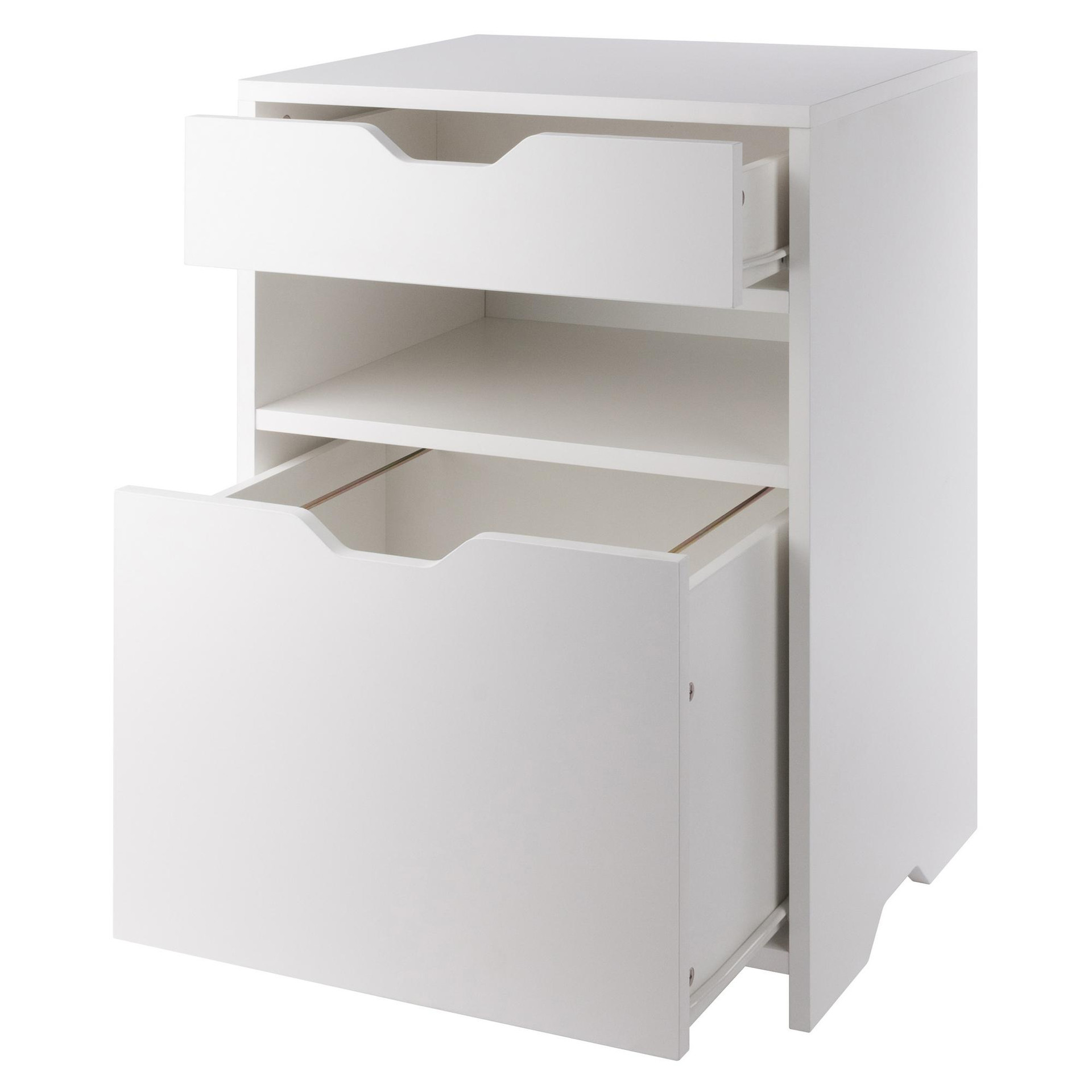 Filing Storage Cabinet with Drawer - 26.25" - White | Christmas Central