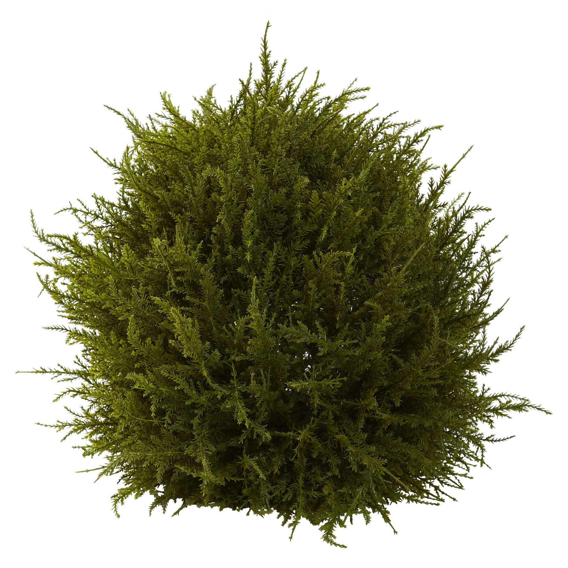 14" Cedar Decorative Sphere Topiary Artificial Tree | Christmas Central