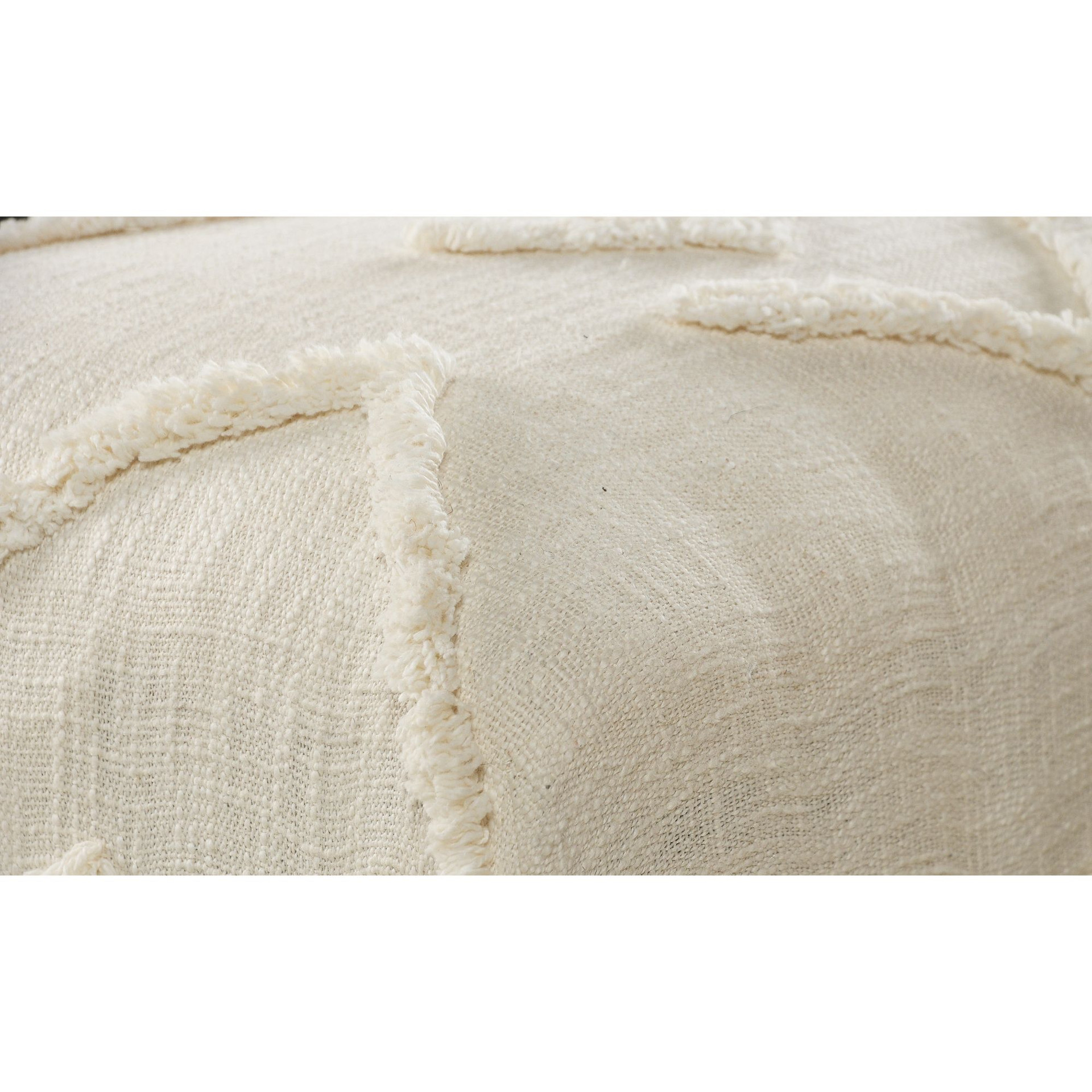 47" Cream Over Tufted Rectangular Bench with Wooden Legs | Christmas ...