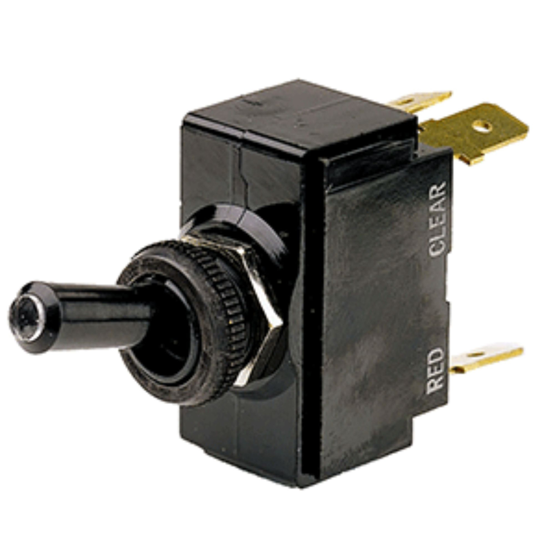 3" Silver & Black Tip Toggle Switch Sealed Switch | Christmas Central