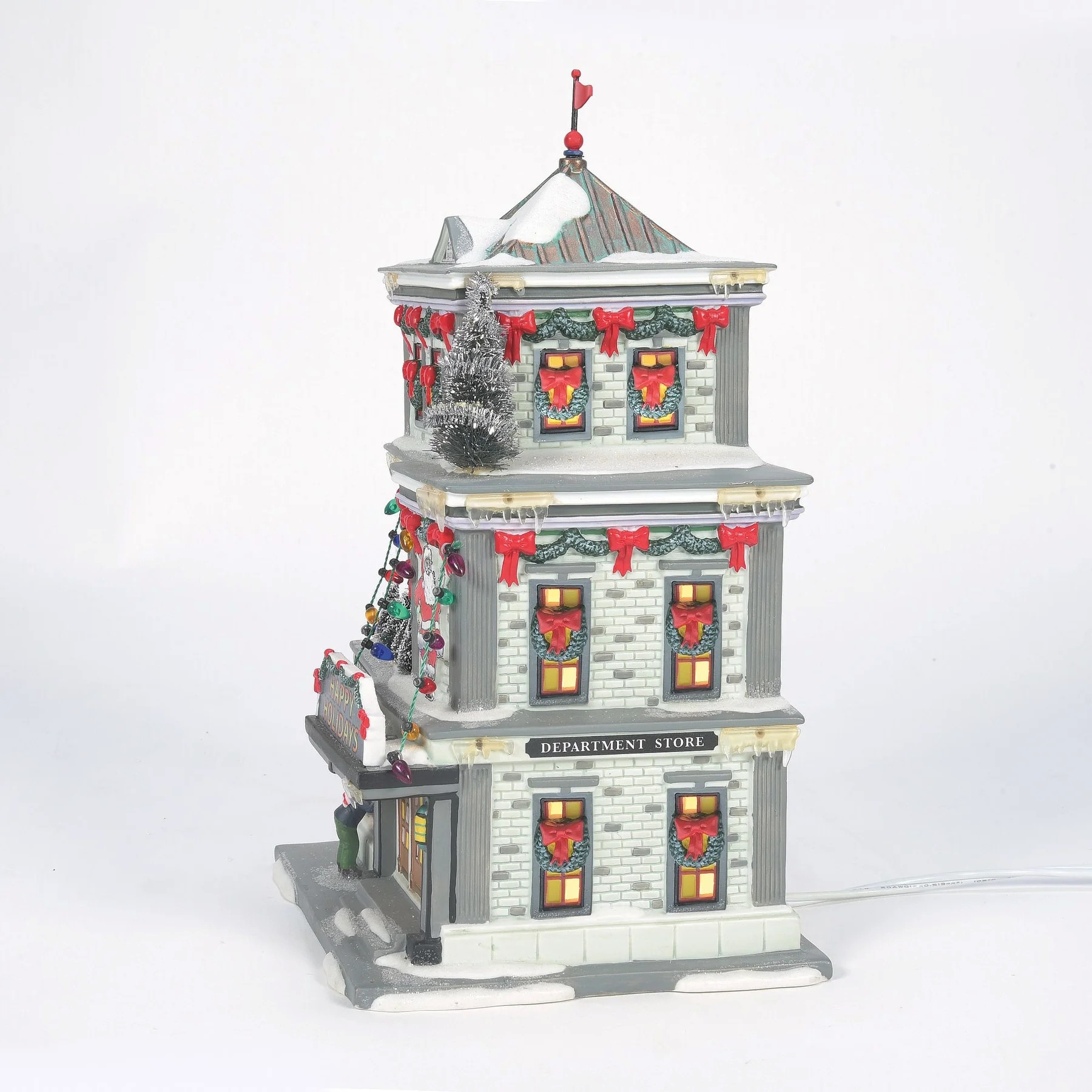 Lighted 'Department Store' from 'A Christmas Story' Village Display ...