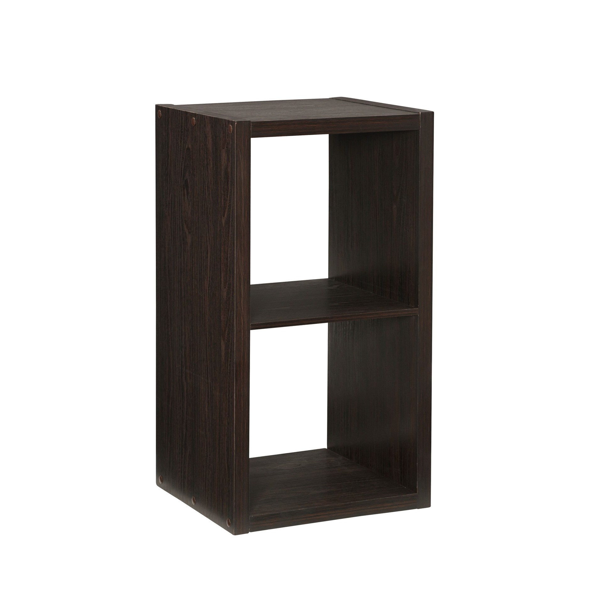 Two Cube Storage Cabinet - 30" - Espresso Brown | Christmas Central