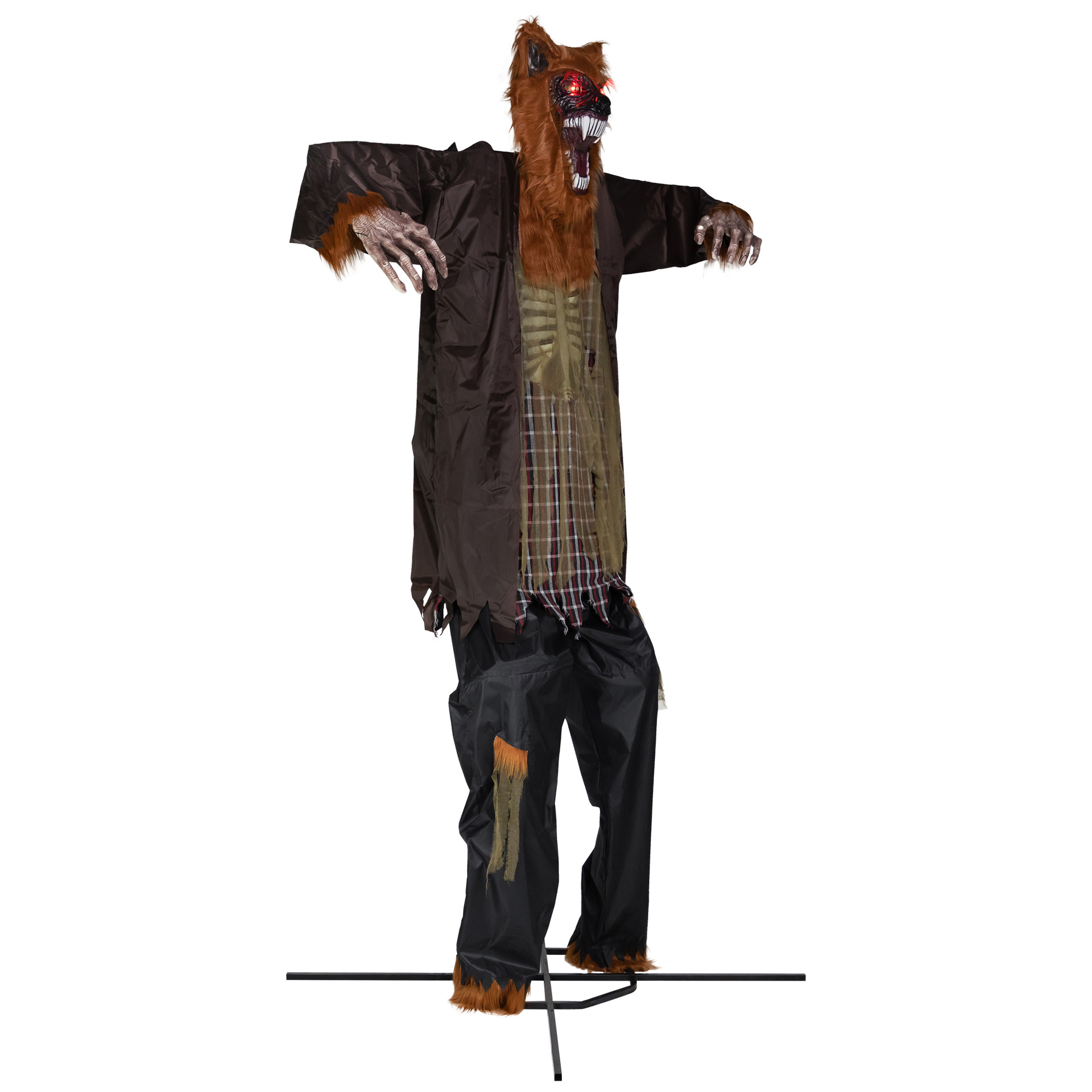 Huge Lighted & Animated Talking Werewolf Commercial Outdoor Halloween ...