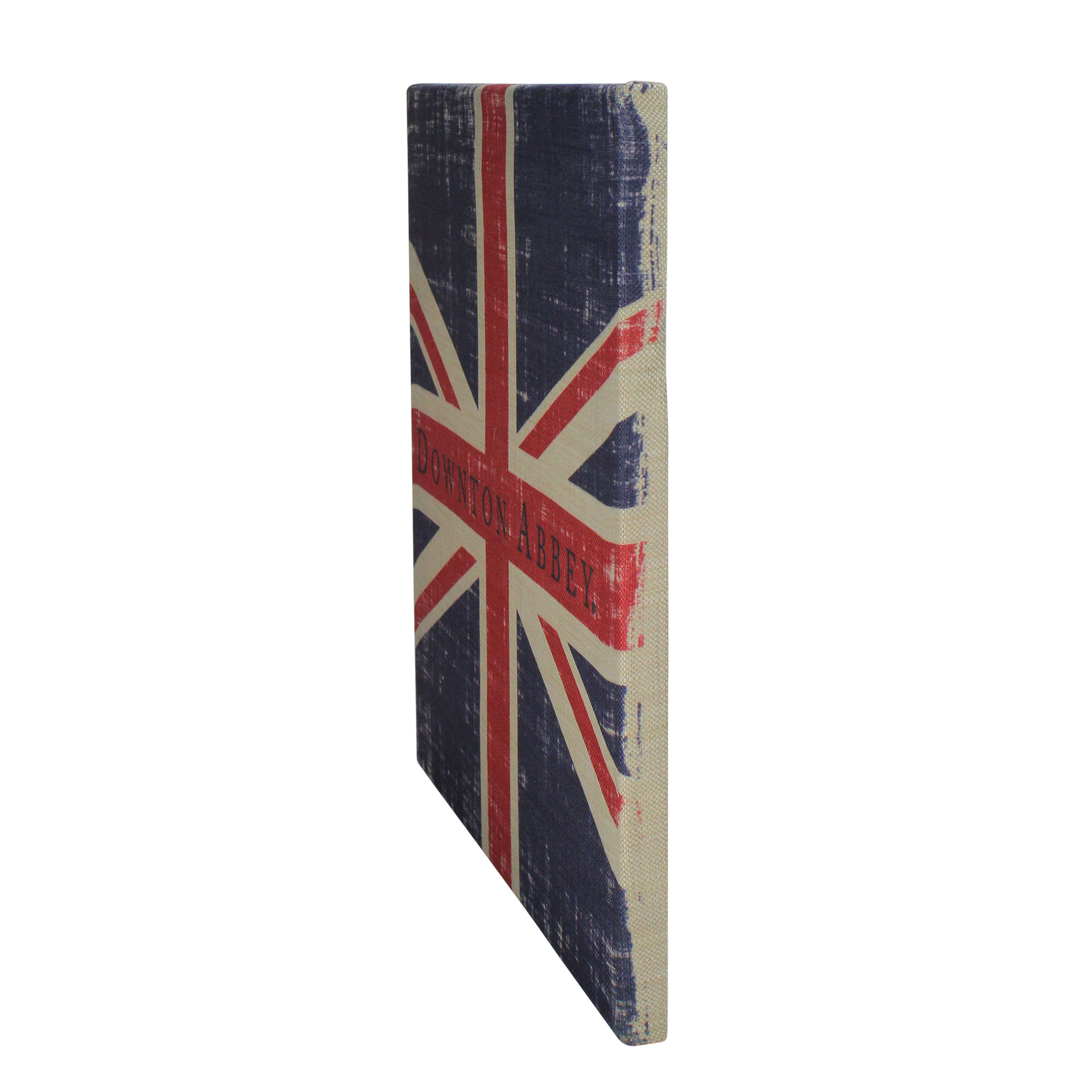 14.5" Downton Abbey British Union Jack Natural Beige Decorative Hanging ...