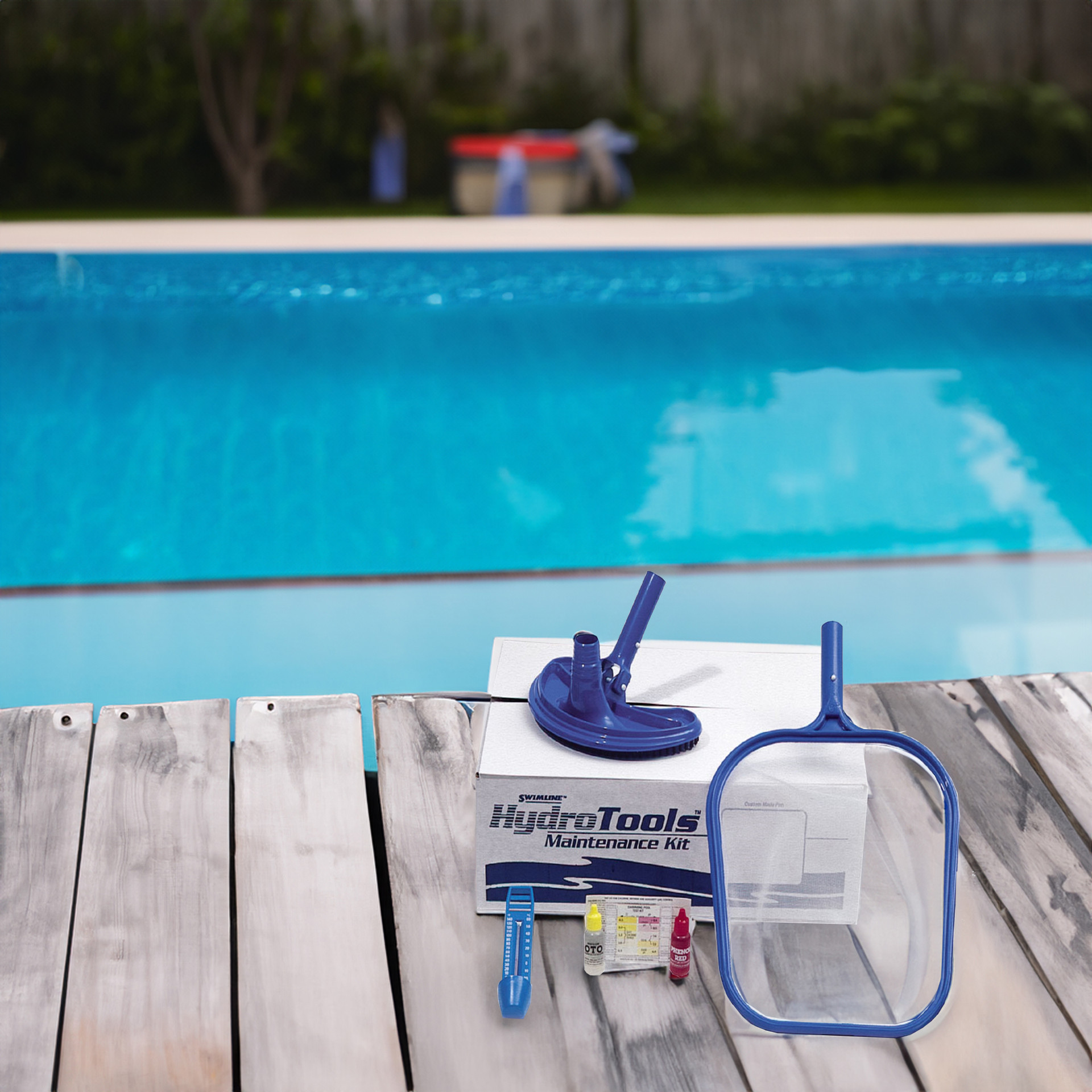 HydroTools Basic Swimming Pool Cleaning Maintenance Kit - 13 ...