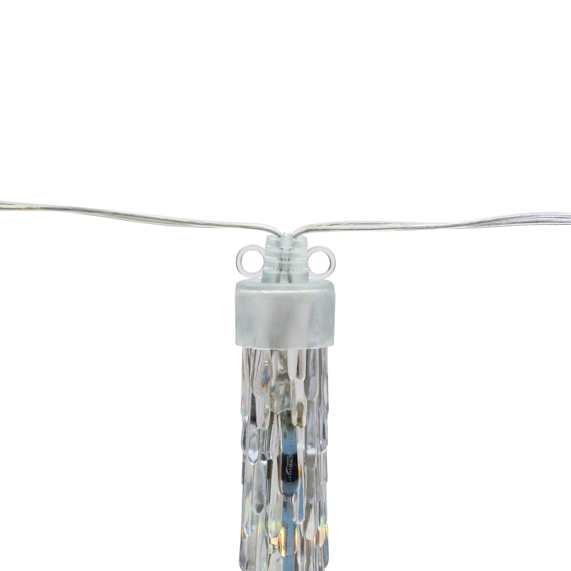 Set of 5 Color Changing Cascading Icicle Christmas Light Tubes - 13 ft ...