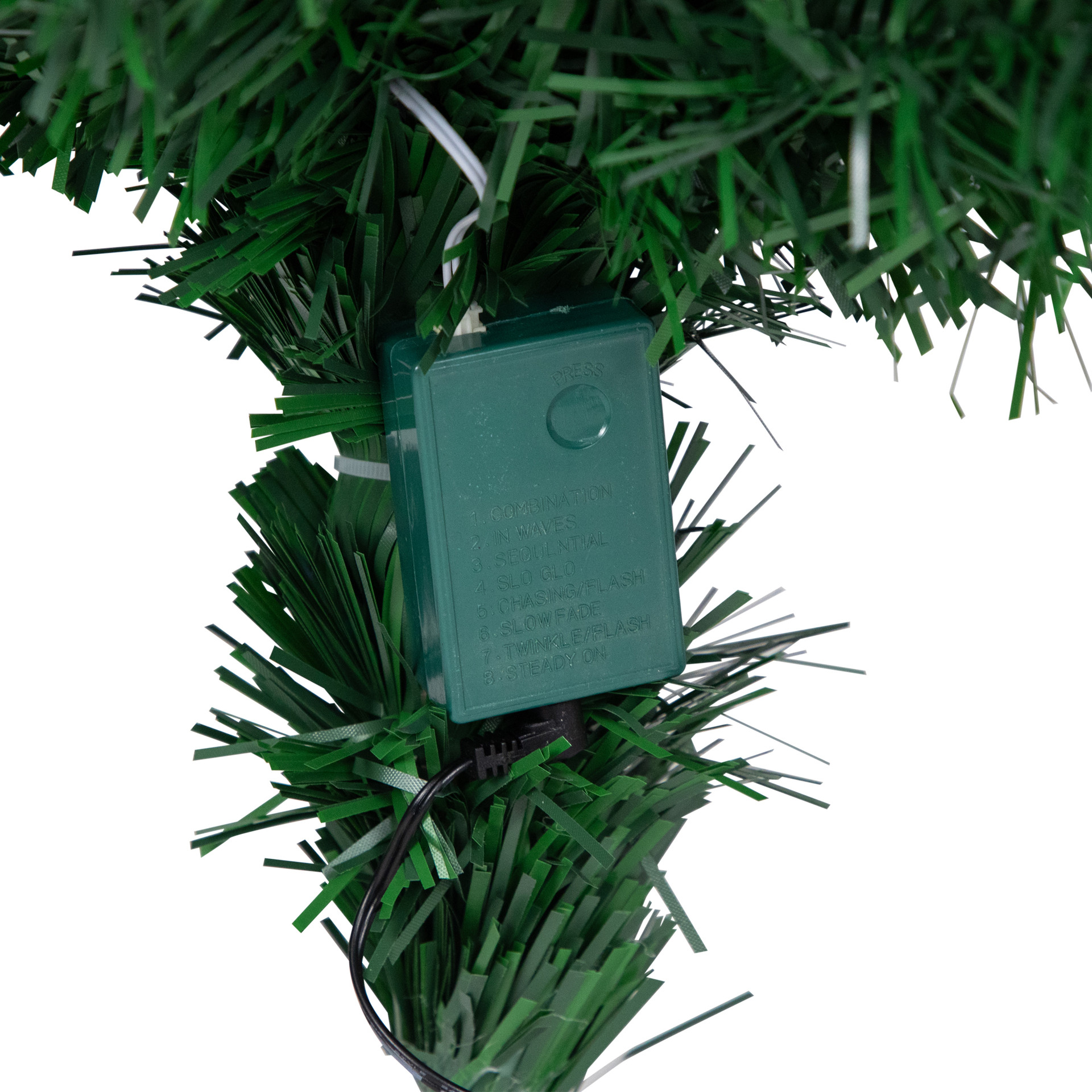 6' Pre-Lit LED Fiber Optic Color Changing Christmas Tree with Star Tree ...
