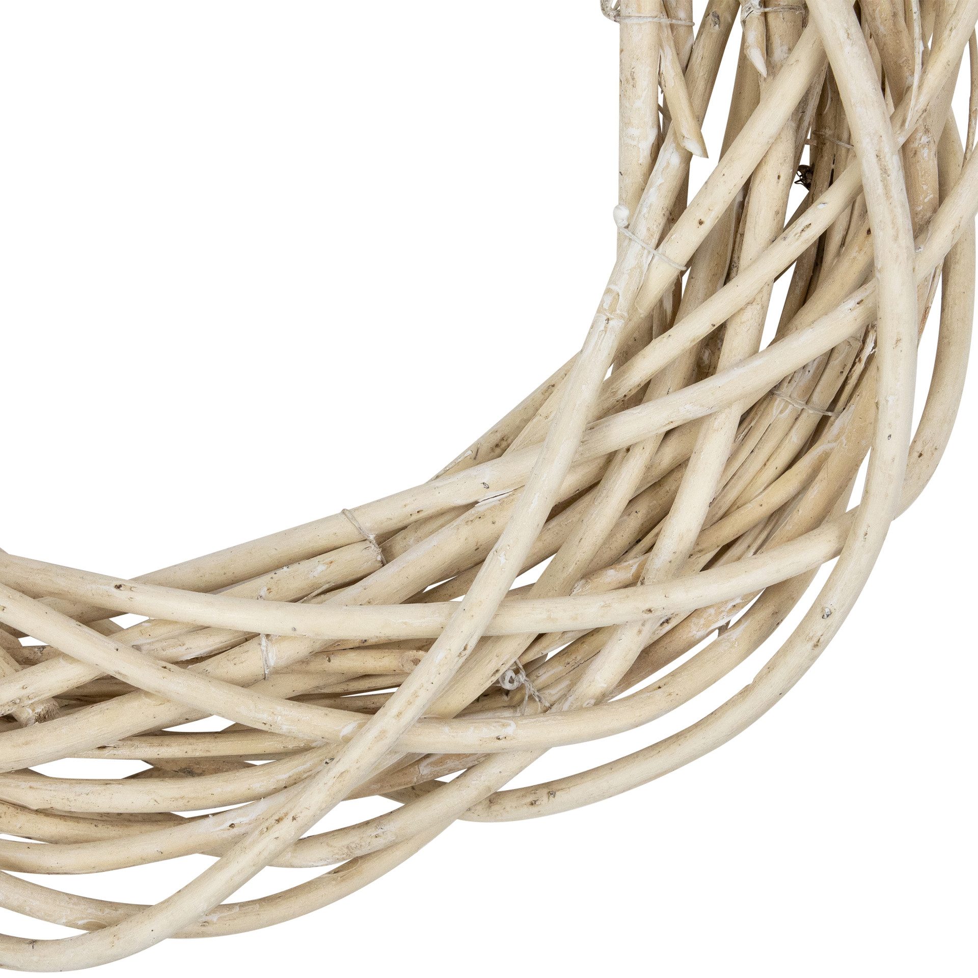 Natural Weeping Willow Spring Twig Wreath - 15" | Christmas Central