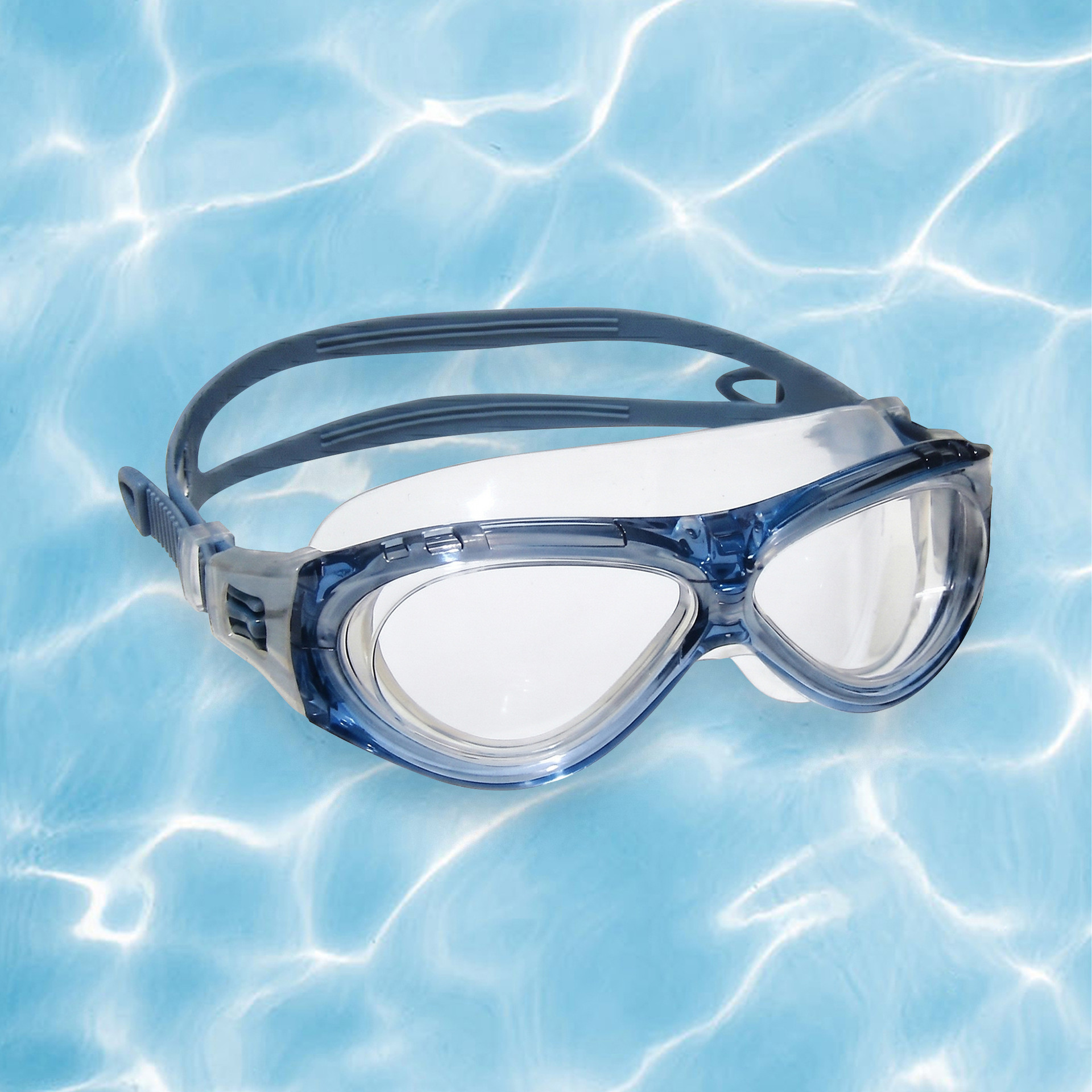 6.75" Blue Magnum Water Sports Swimming Pool Goggles | Christmas Central