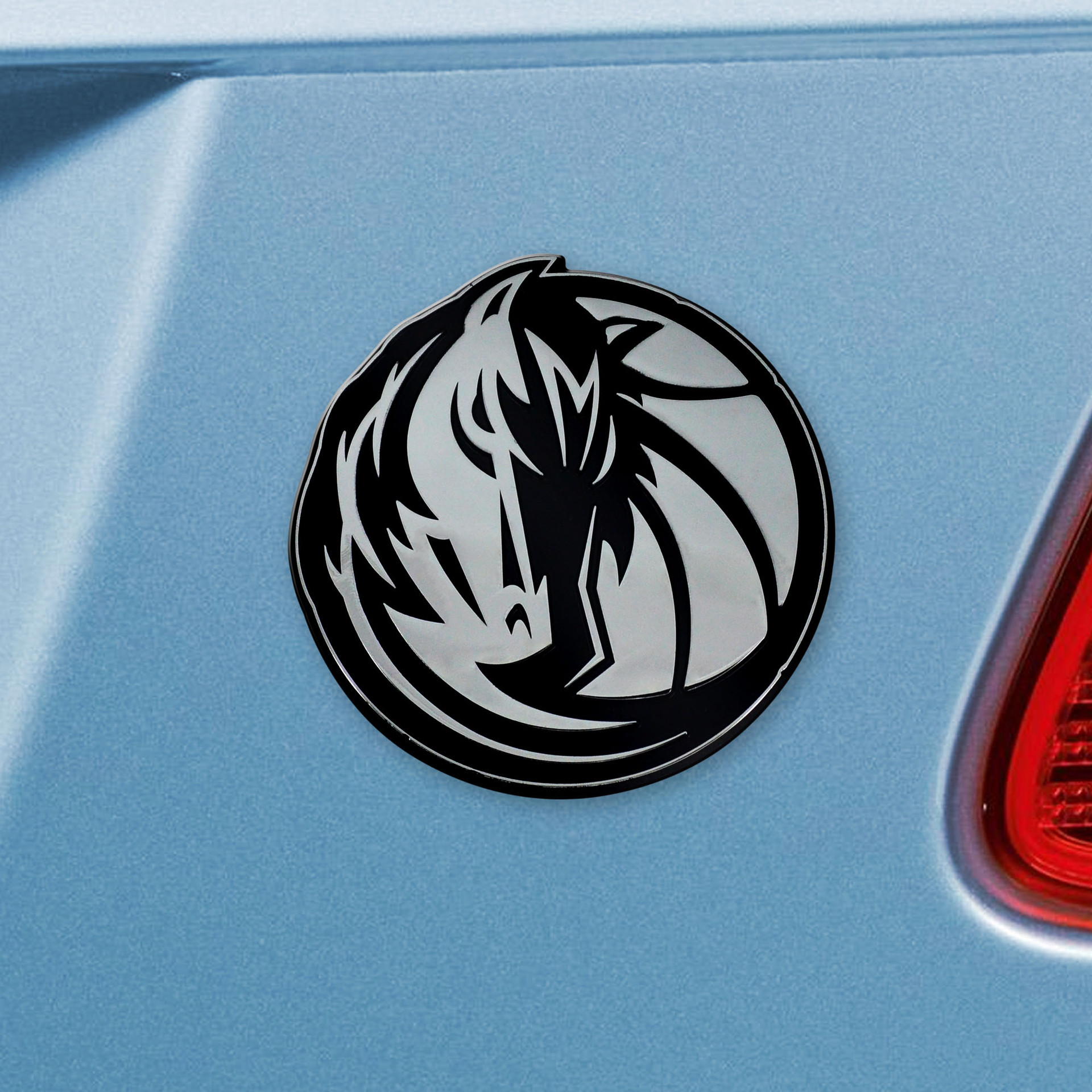 Set of 2 Black NBA Dallas Mavericks Emblem Automotive Stick-On Car ...