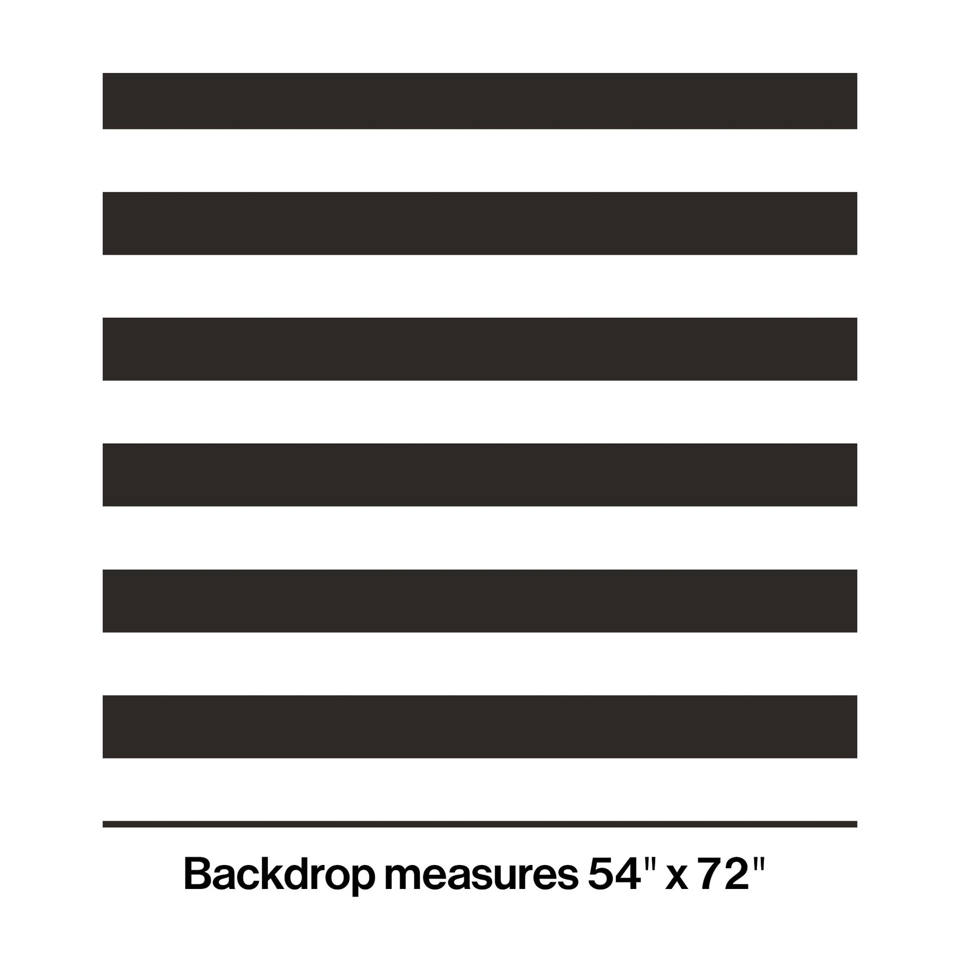 Pack of 6 Black & White Stripe Patterned Rectangular Photo Backdrop 72 ...
