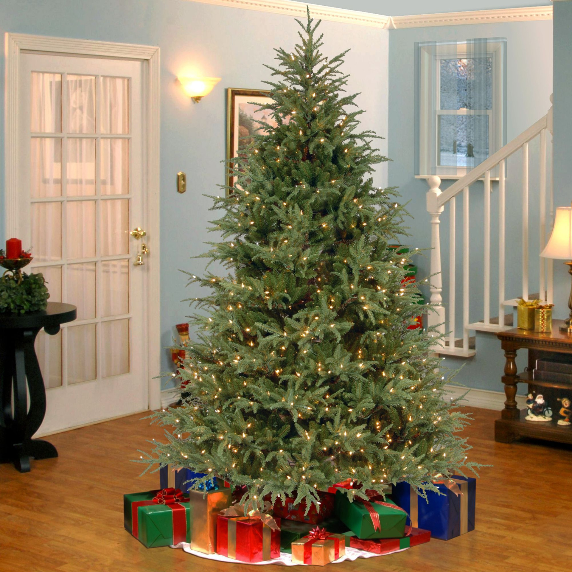 9’ Pre-Lit Frasier Grande Artificial Christmas Tree - Clear Lights ...