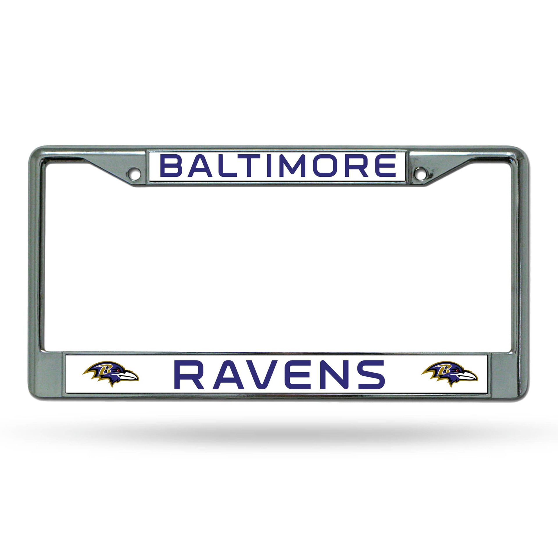 Blue & Silver Colored NFL Baltimore Ravens License Plate Cover - 6" x ...