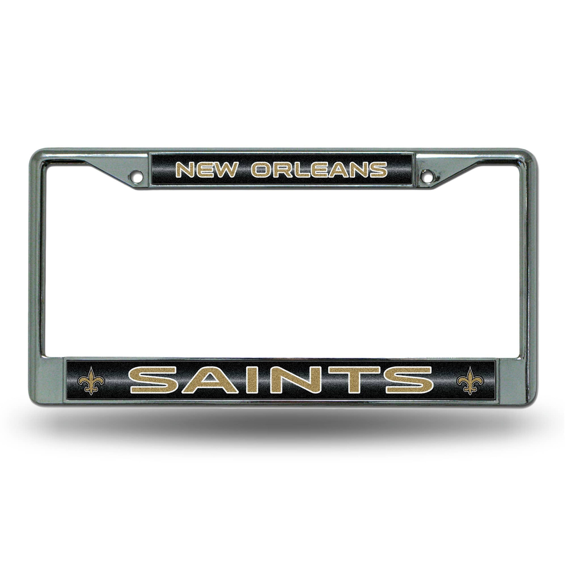 6" x 12" Black & Gold Colored NFL New Orleans Saints License Plate ...