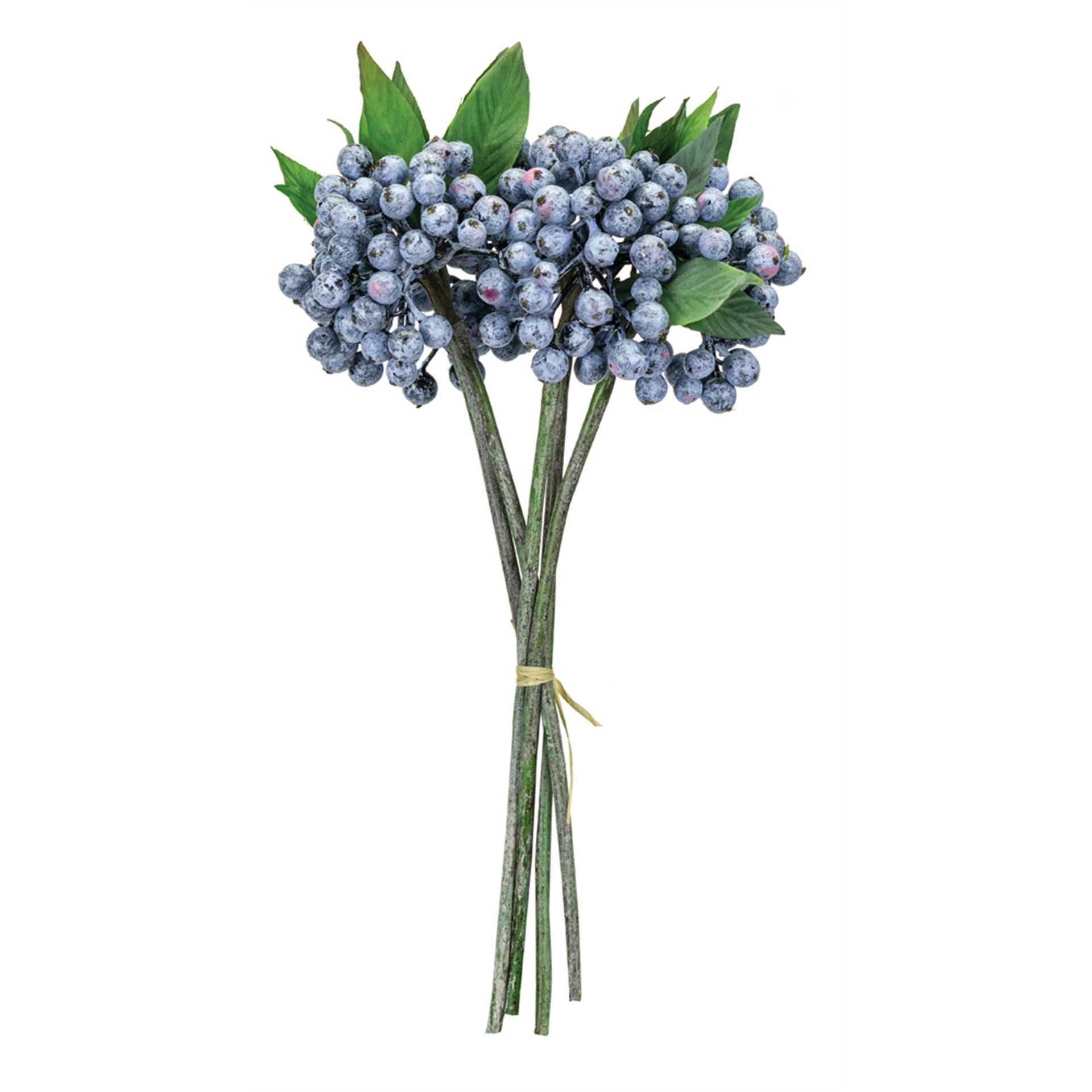 Set of 12 Blueberry Artificial Bundle 12” | Christmas Central