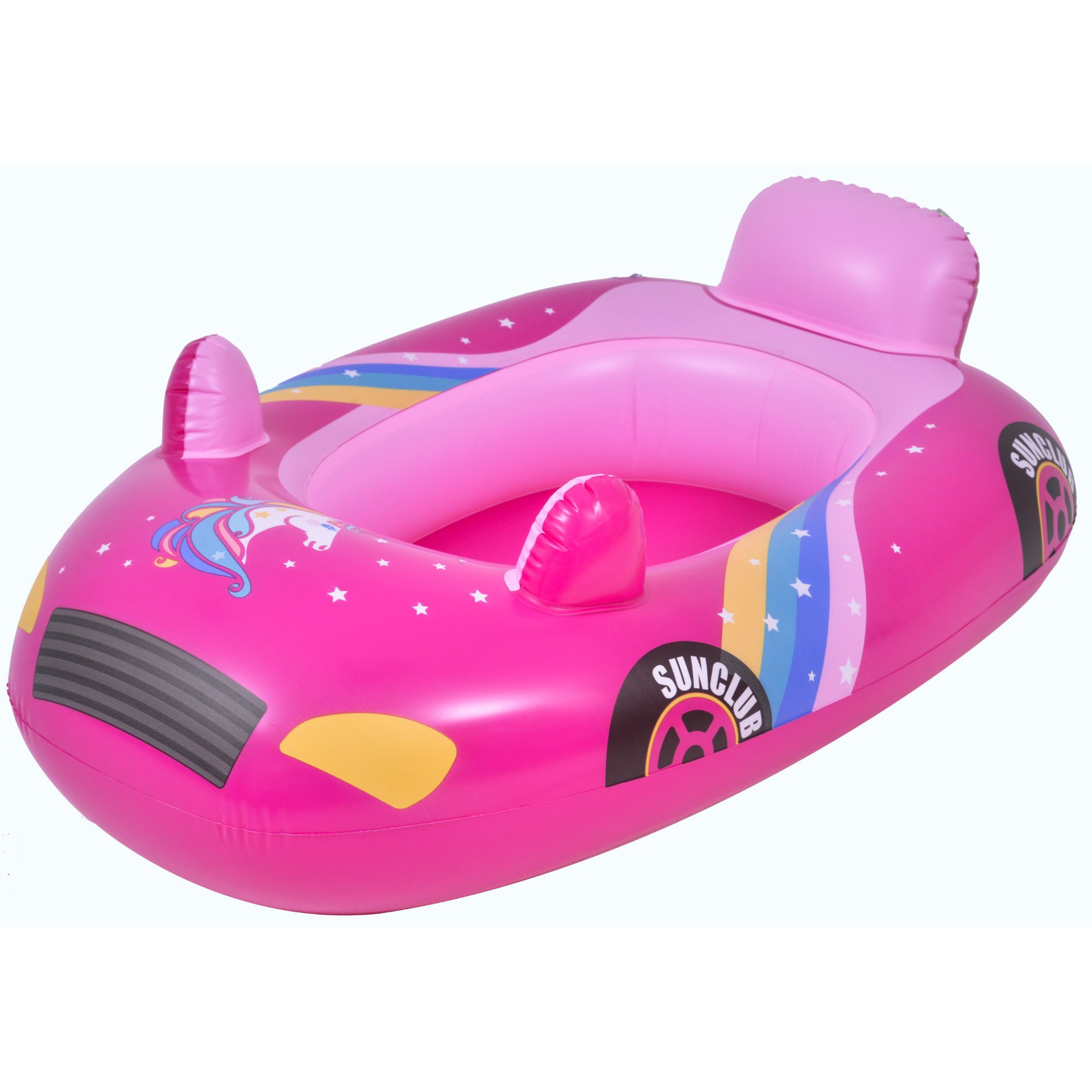 34" Pink Children's Race Car Swimming Pool Float | Christmas Central